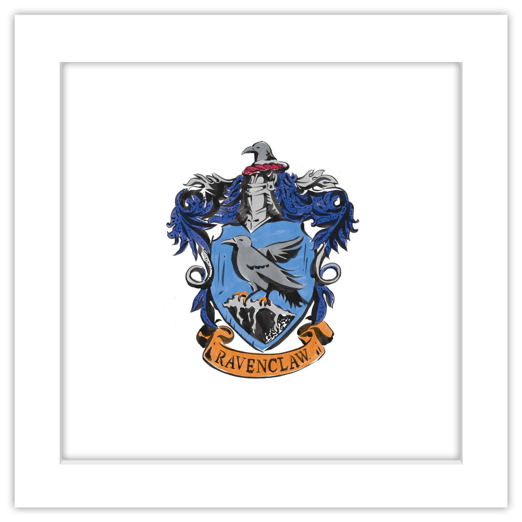 Gallery Pops Harry Potter - Ravenclaw Crest Scroll Wall Art, White ...