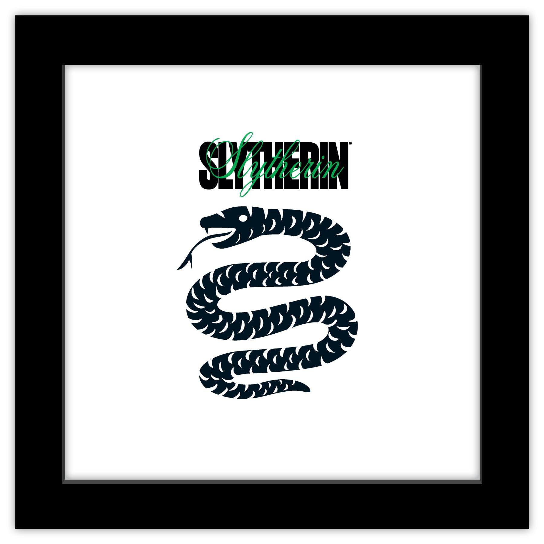 Gallery Pops Harry Potter - Slytherin Icon Wall Art, Black Framed ...