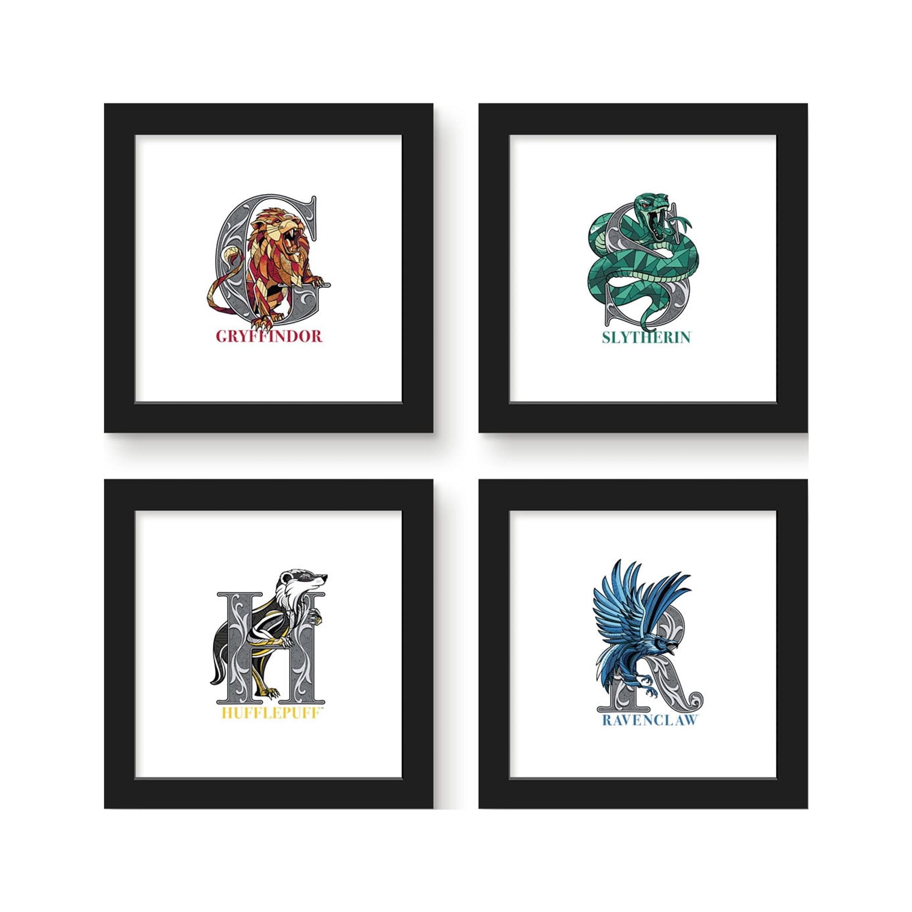 Gallery Pops Harry Potter - Stand Together Crests Wall Art Bundle (4 ...