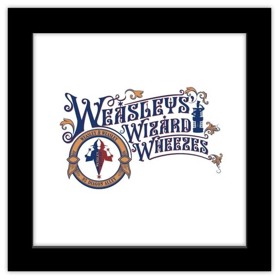 Gallery Pops® Harry Potter - Weasleys' Wizard Wheezes Wall Art, Black ...