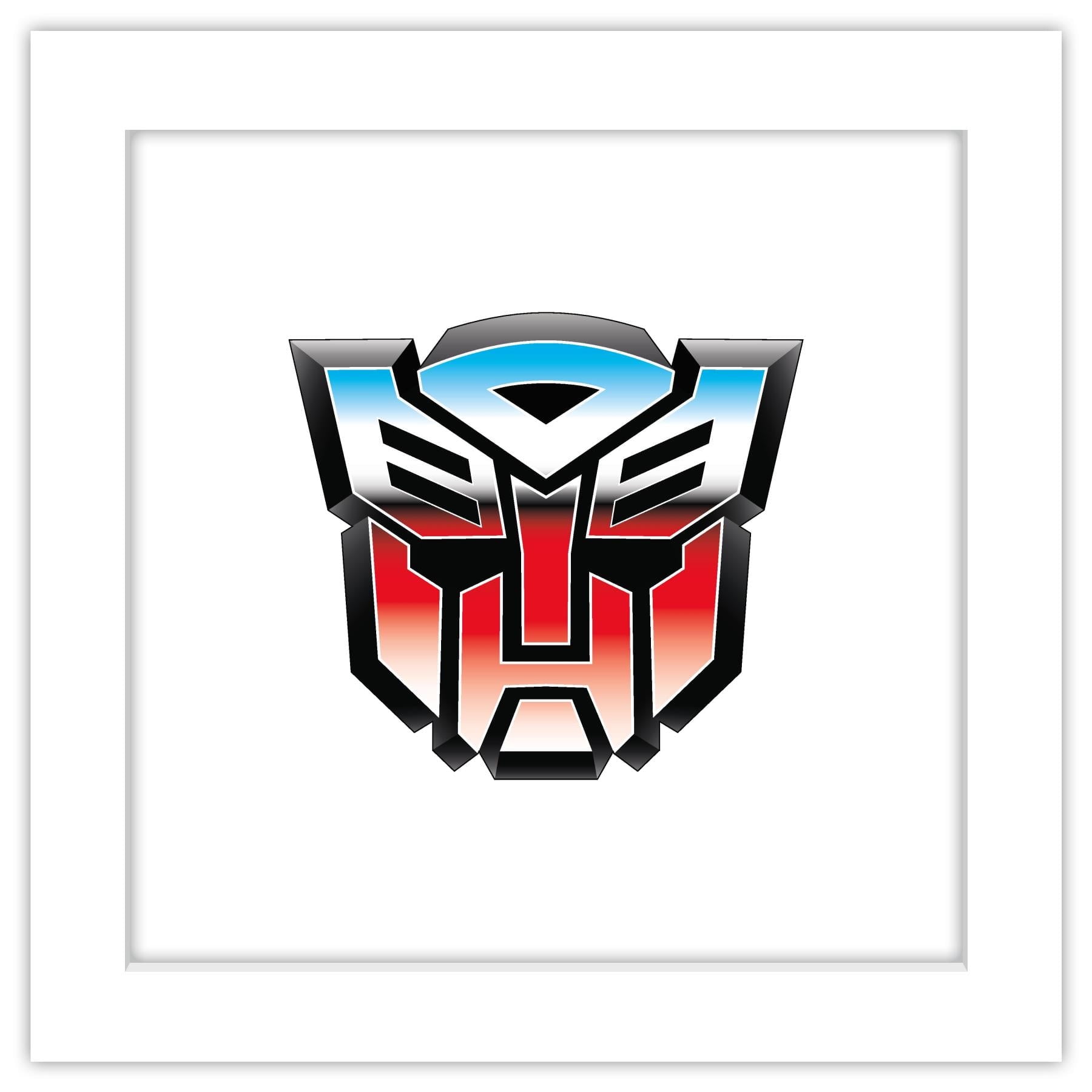 Gallery Pops Hasbro Transformers - Autobot Faction Icon Wall Art, White ...