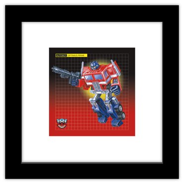 Hasbro Transformers - Optimus Prime Wall Poster, 22.375" x 34" Framed ...