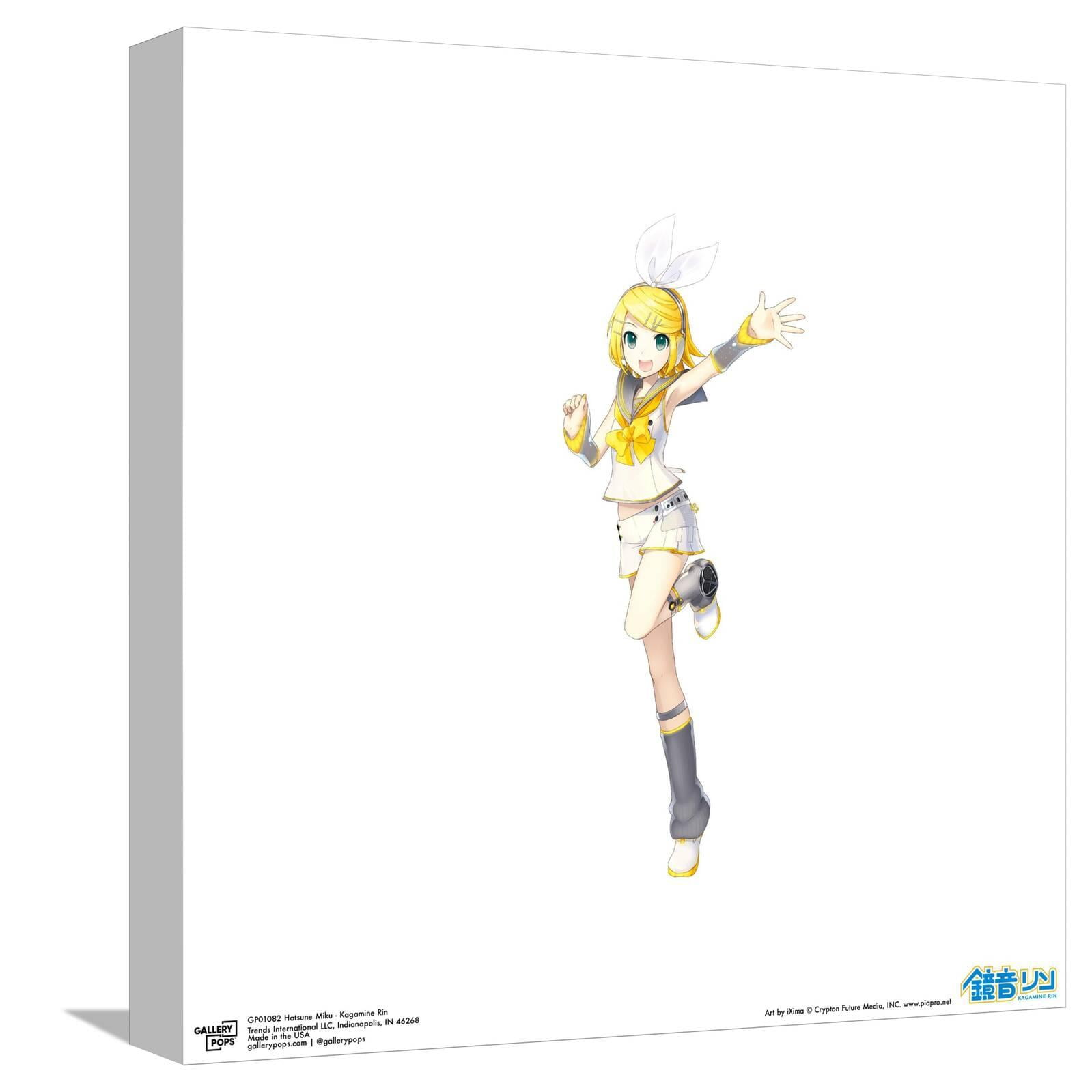 Gallery Pops Hatsune Miku - Kagamine Rin Canvas Wall Art, Unframed ...