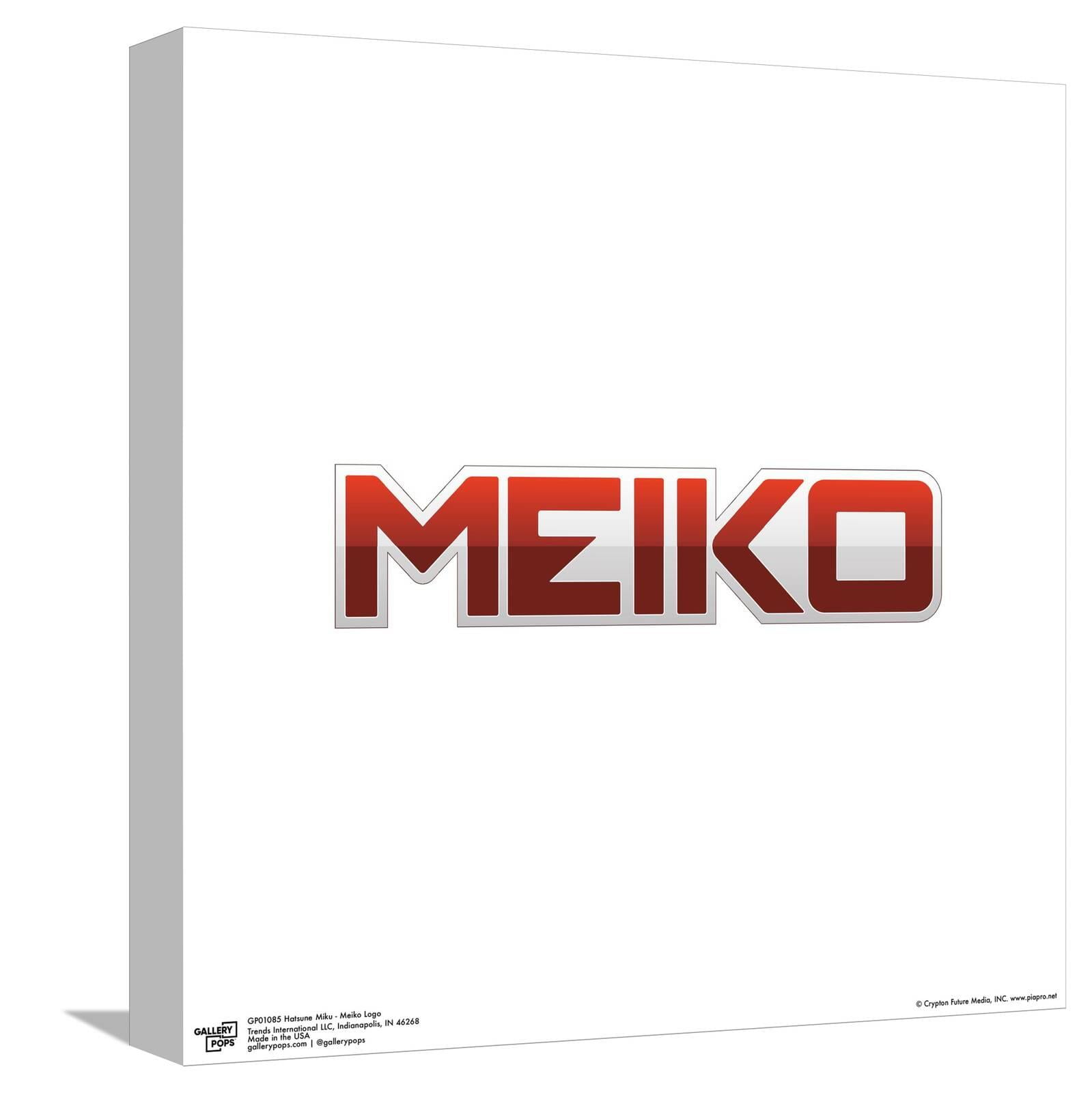 Gallery Pops Hatsune Miku - Meiko Logo Canvas Wall Art, Unframed ...