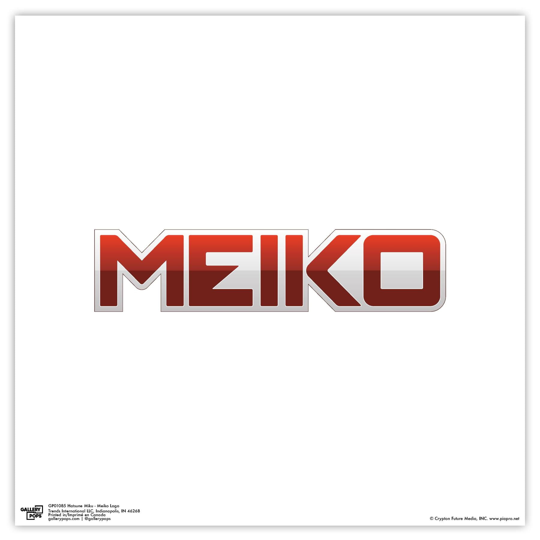 Gallery Pops Hatsune Miku - Meiko Logo Wall Art, Unframed Version, 12" x 12" - Walmart.com