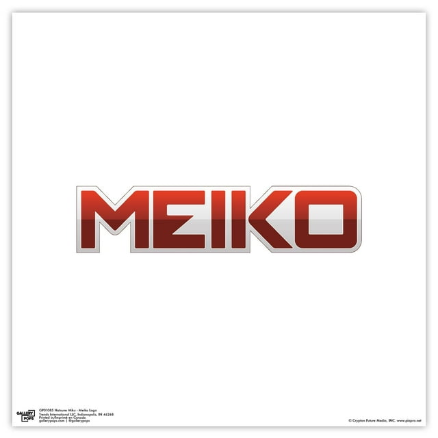Gallery Pops Hatsune Miku - Meiko Logo Wall Art, Unframed Version, 12 ...