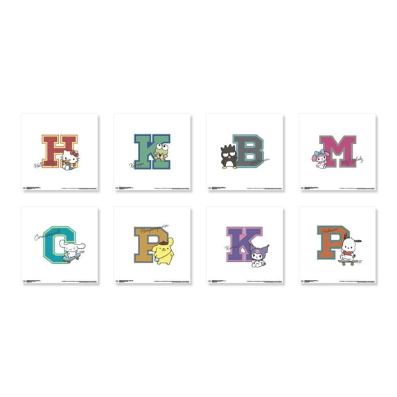 Gallery Pops Hello Kitty and Friends - College Letter Wall Art Bundle ...
