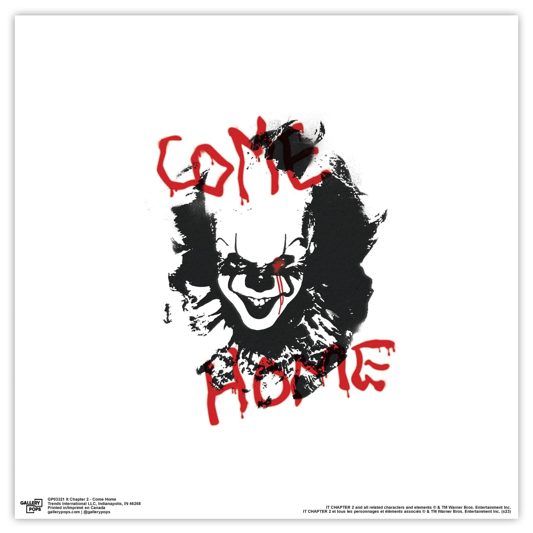 Gallery Pops IT Chapter Two - Come Home Wall Art, Unframed Version, 12 ...