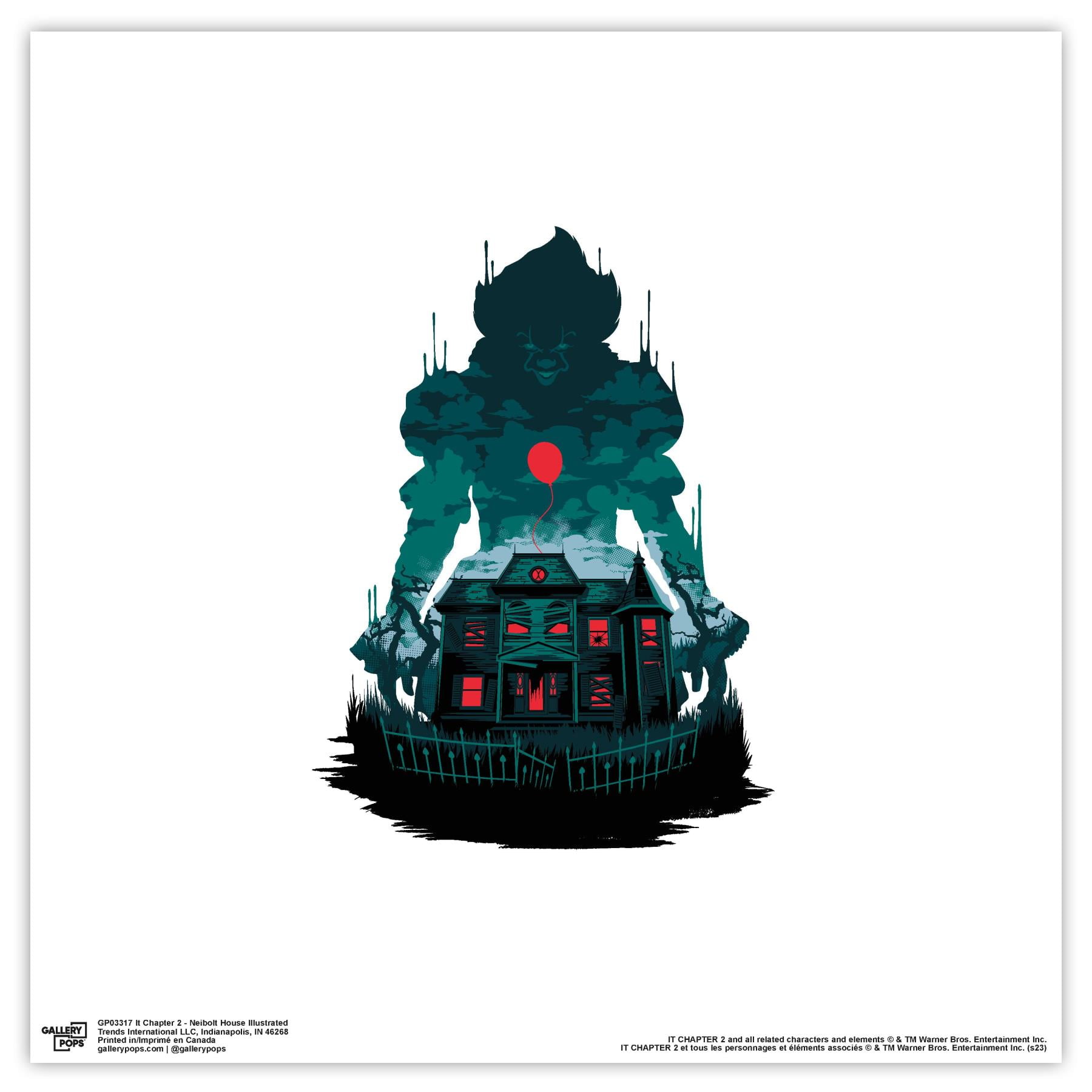 Gallery Pops IT Chapter Two - Neibolt House Illustrated Wall Art ...