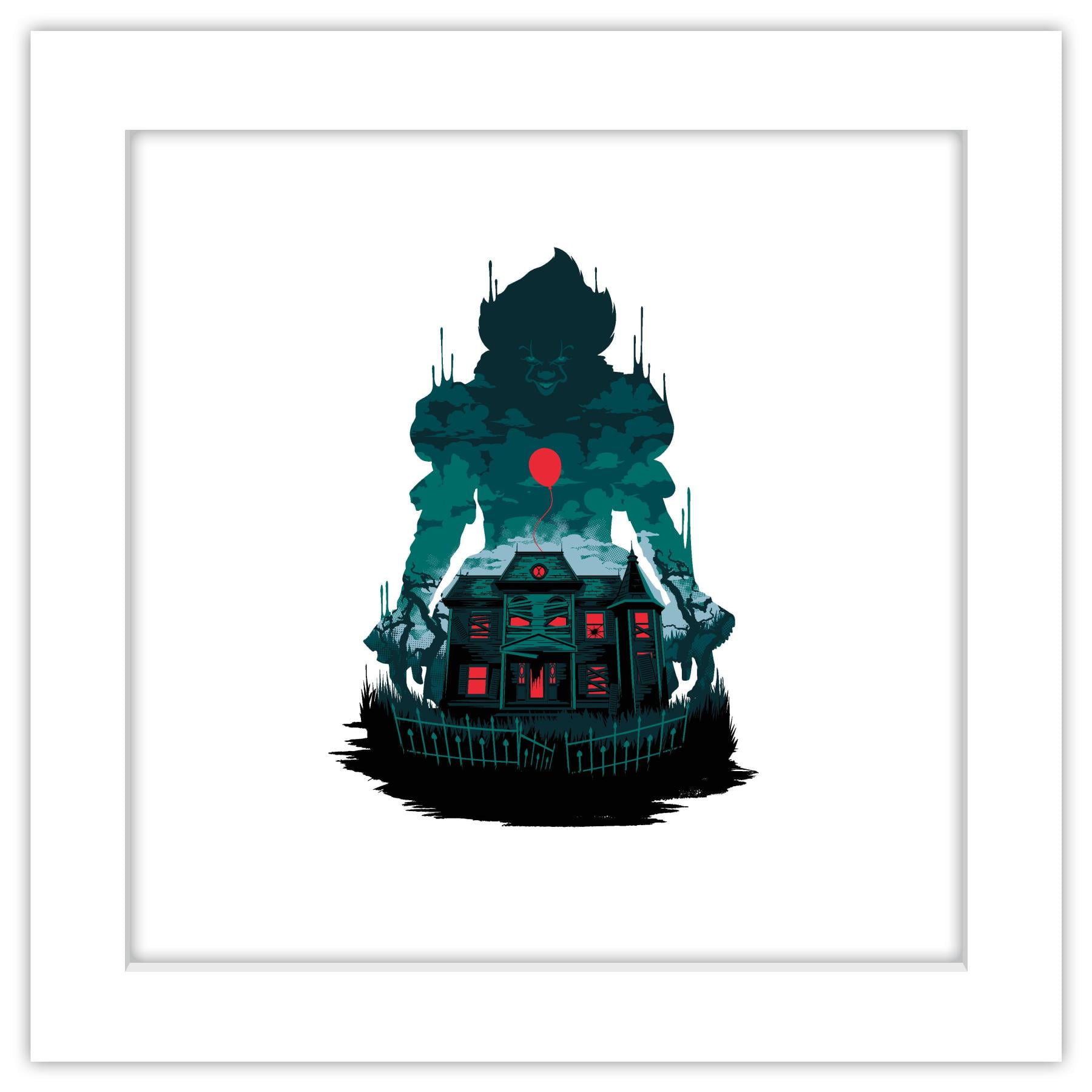 Gallery Pops IT Chapter Two - Neibolt House Illustrated Wall Art, White ...