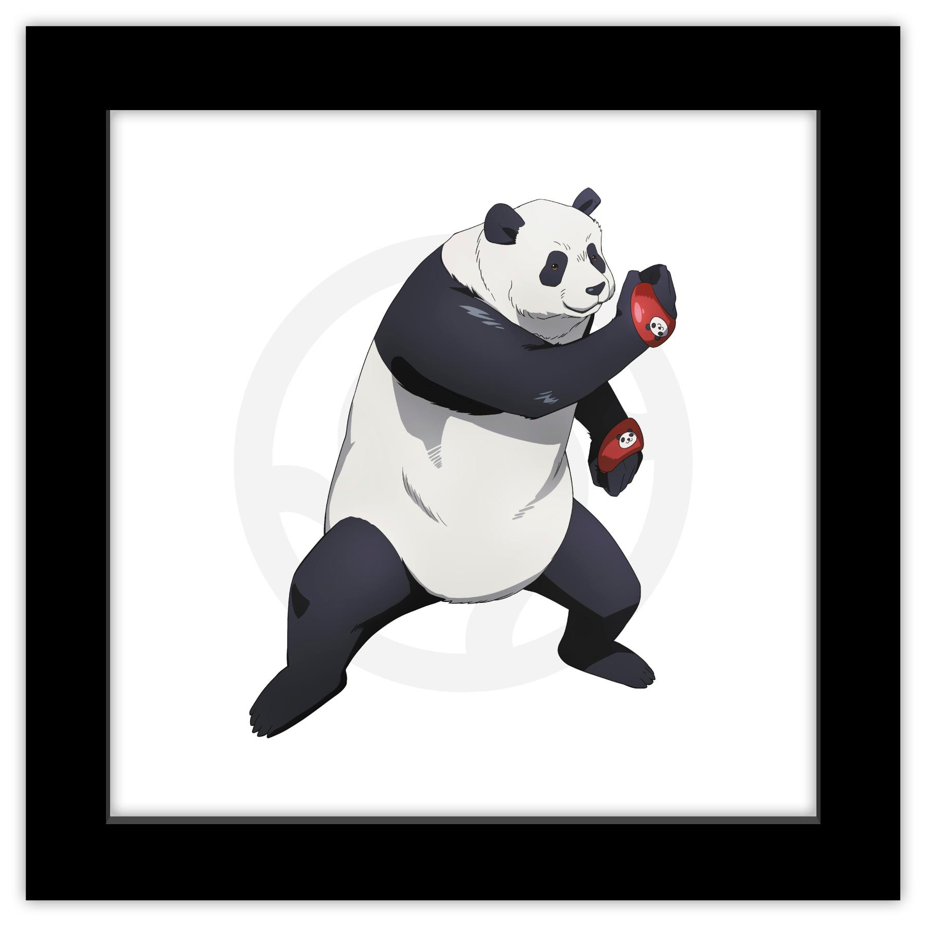 Gallery Pops Jujutsu Kaisen - Panda Wall Art, Black Framed Version, 12 ...