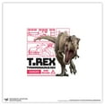 Gallery Pops Jurassic World - T. Rex Warning Sign Wall Art, Unframed ...