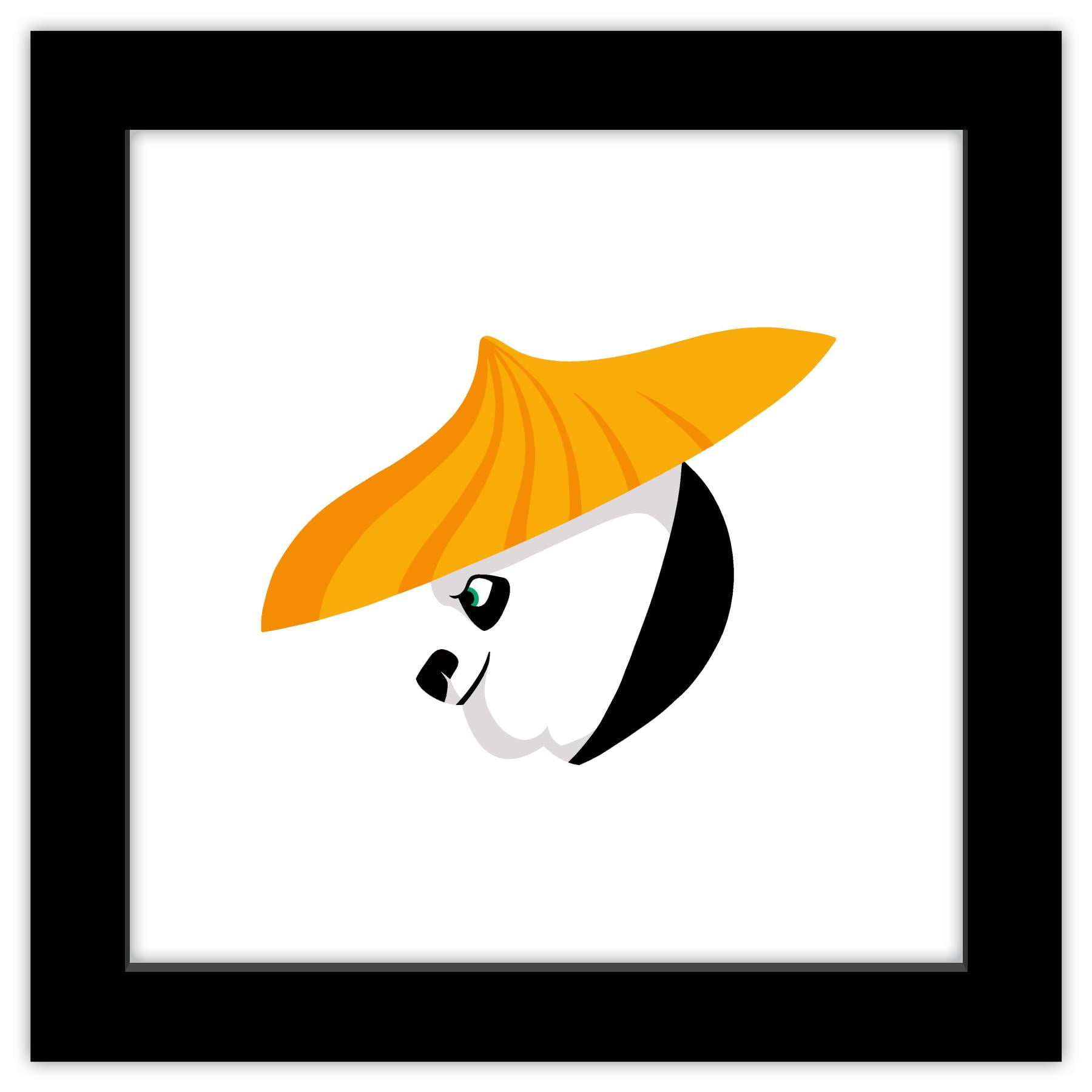 Gallery Pops Kung Fu Panda 4 - Po Portrait Wall Art, Black Framed ...
