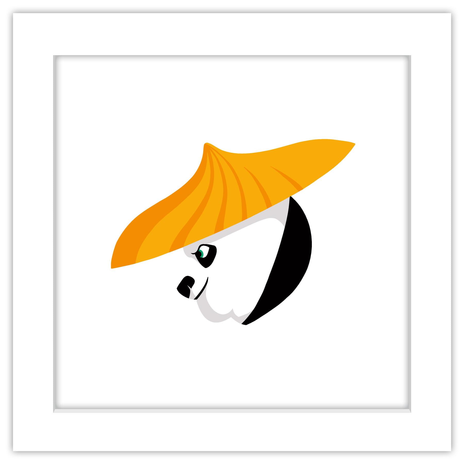 Gallery Pops Kung Fu Panda 4 - Po Portrait Wall Art, White Framed ...
