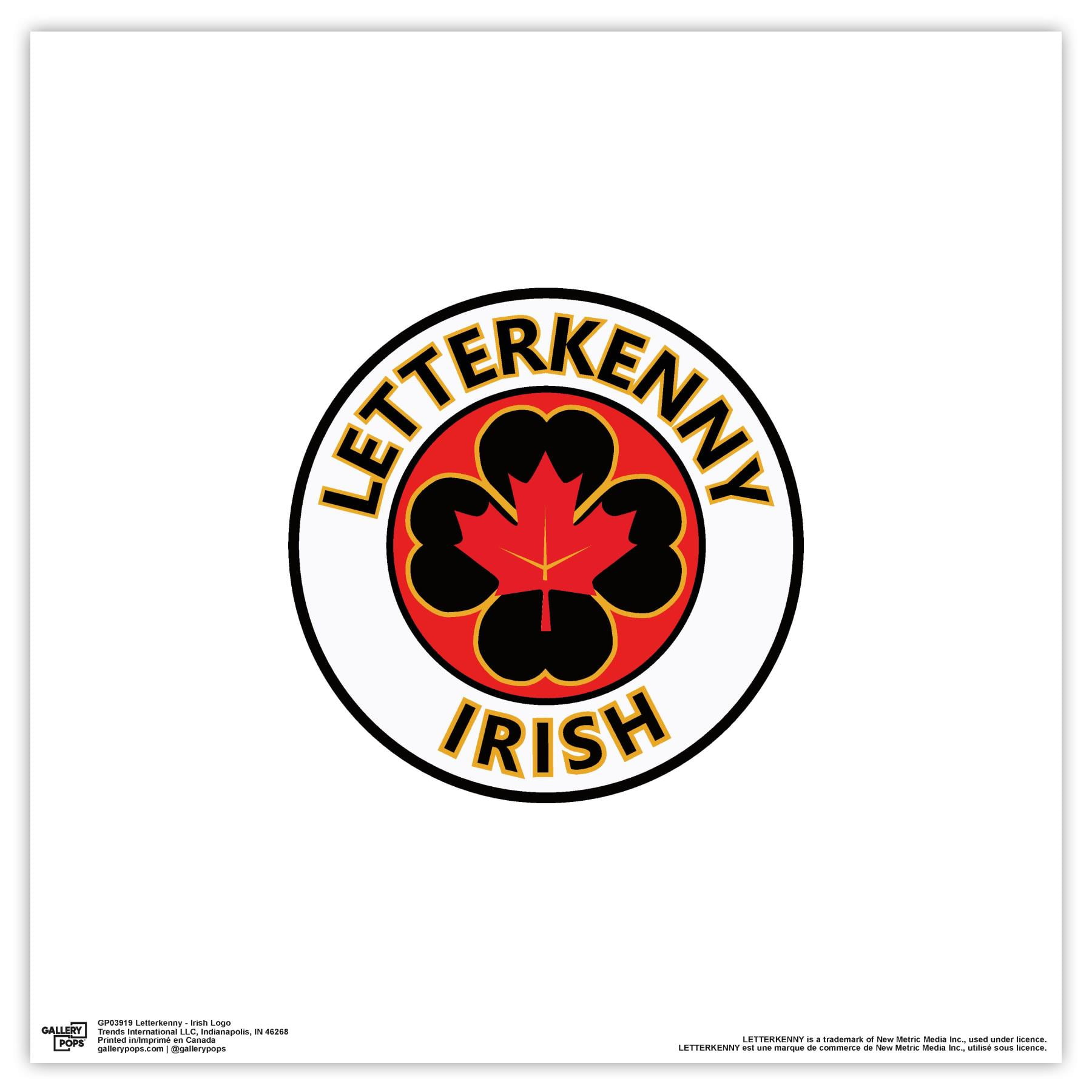 Gallery Pops Letterkenny - Irish Logo Wall Art, Unframed Version, 12" x ...