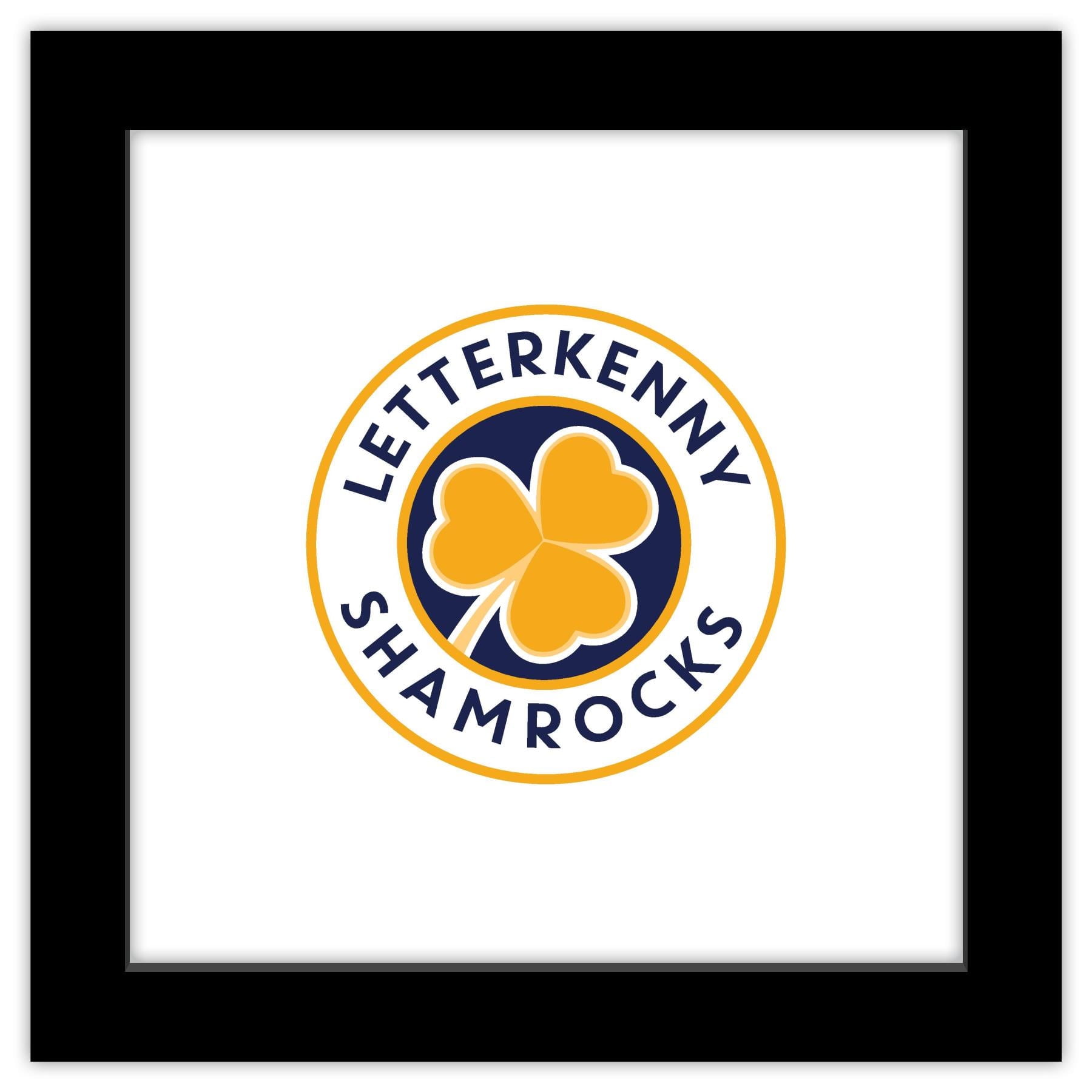 Gallery Pops Letterkenny - Shamrocks Logo Wall Art, Black Framed ...