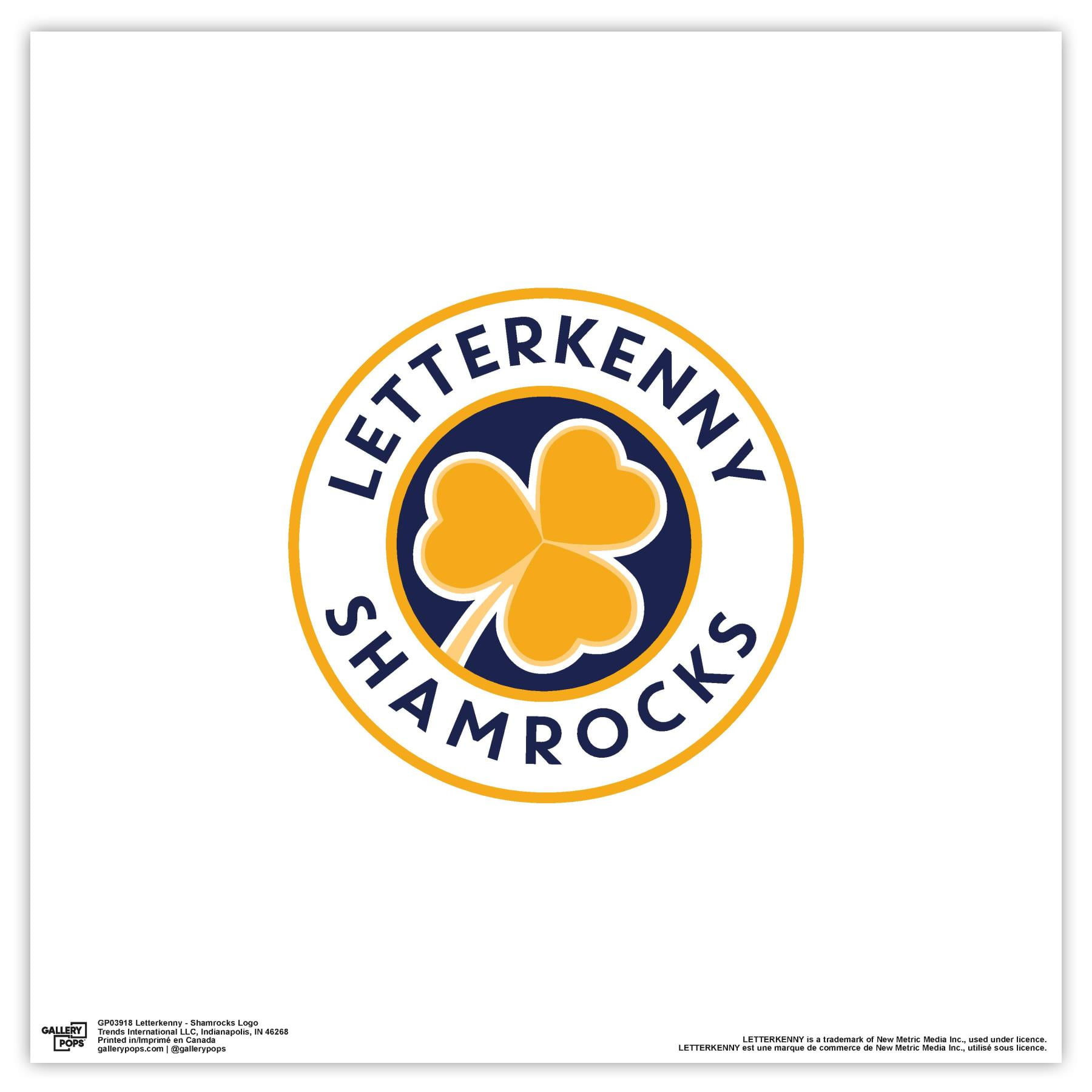 Gallery Pops Letterkenny - Shamrocks Logo Wall Art, Unframed Version ...