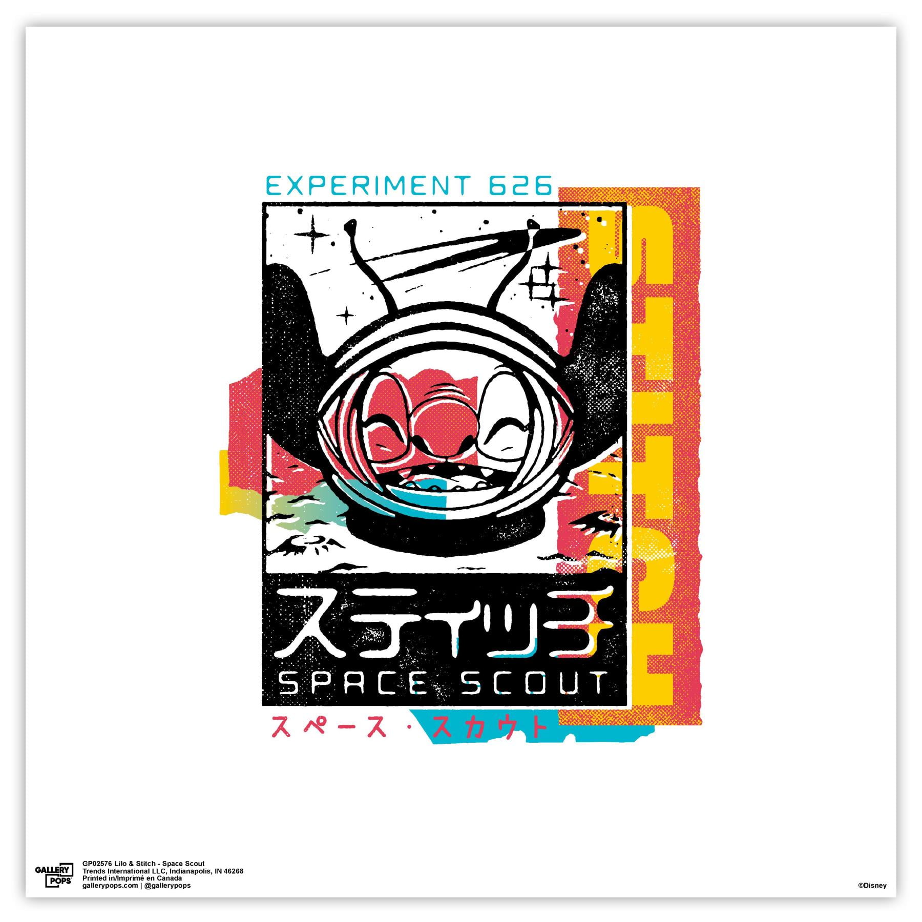 Gallery Pops Lilo & Stitch - Space Scout Wall Art, Unframed Version, 12 ...