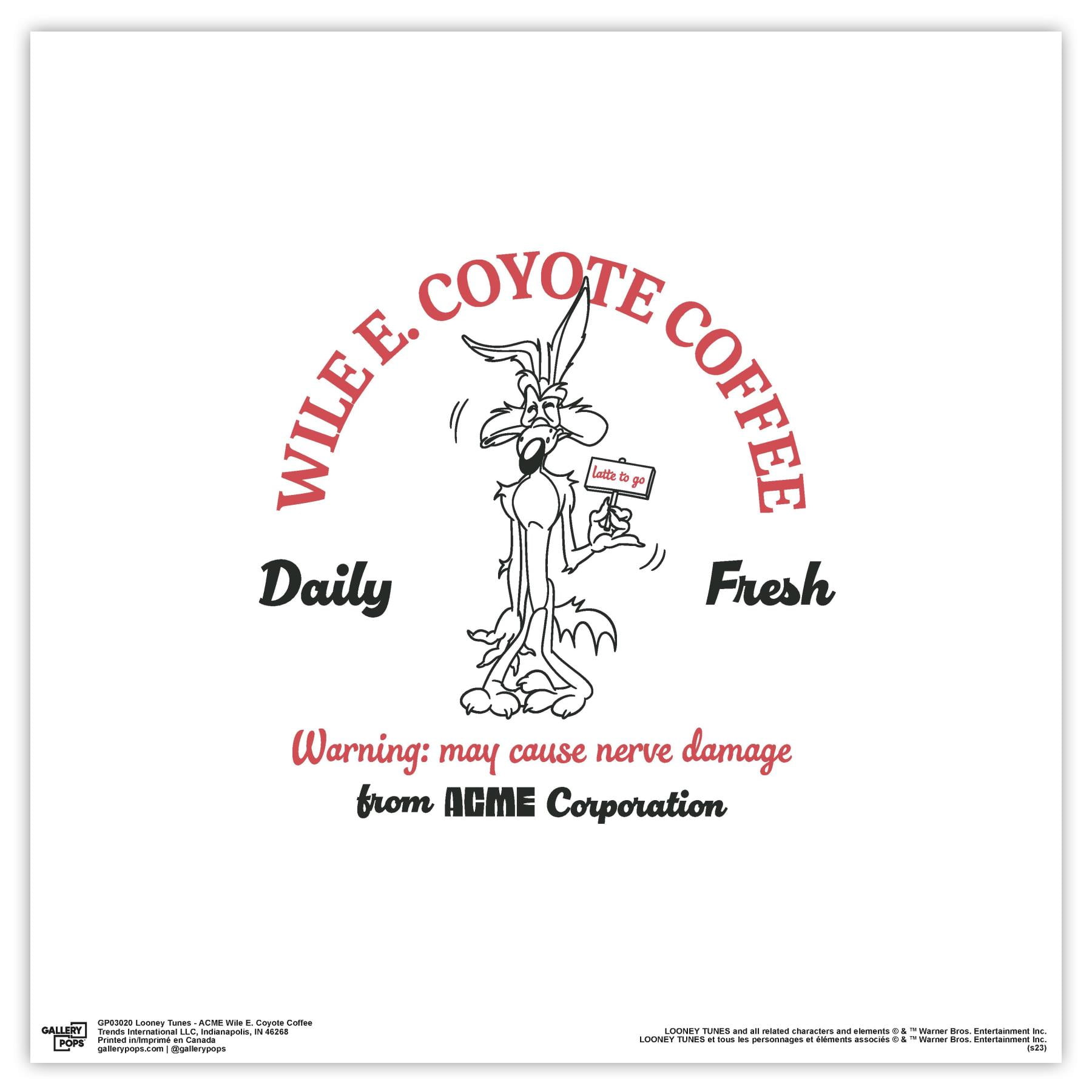 Gallery Pops Looney Tunes - ACME Wile E. Coyote Coffee Wall Art ...