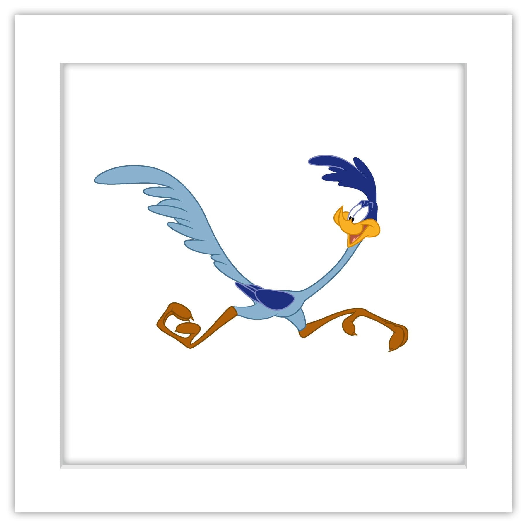 Gallery Pops Looney Tunes - Classic Road Runner Wall Art, White Framed ...