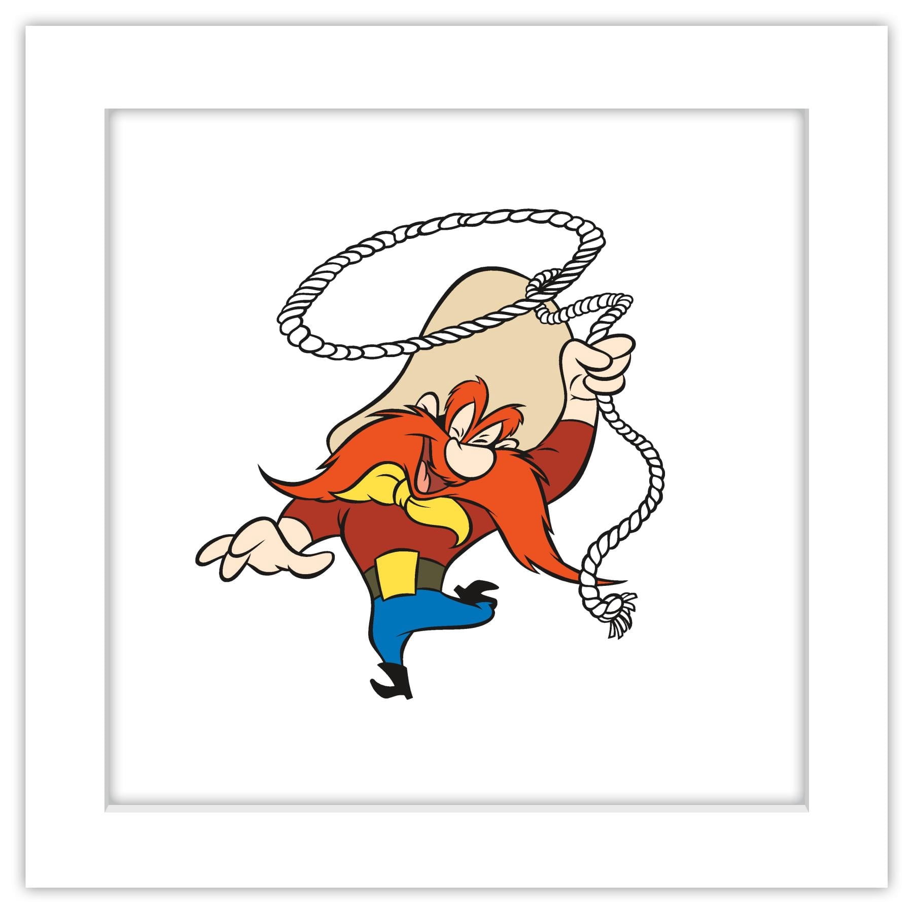 Gallery Pops Looney Tunes - Classic Yosemite Sam Wall Art, White Framed ...