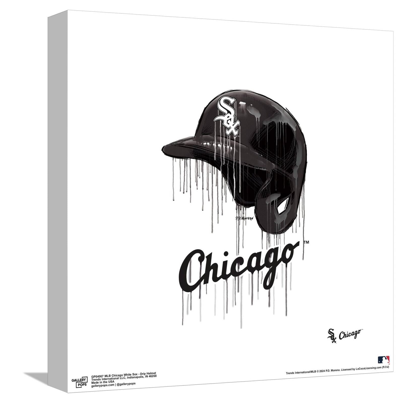 Gallery Pops MLB Chicago White Sox - Drip Helmet Canvas Wall Art ...