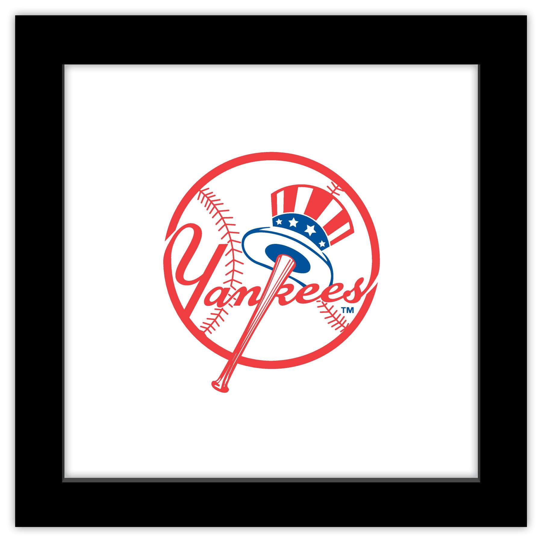 Gallery Pops MLB New York Yankees - Primary Club Logo Wall Art, Black ...