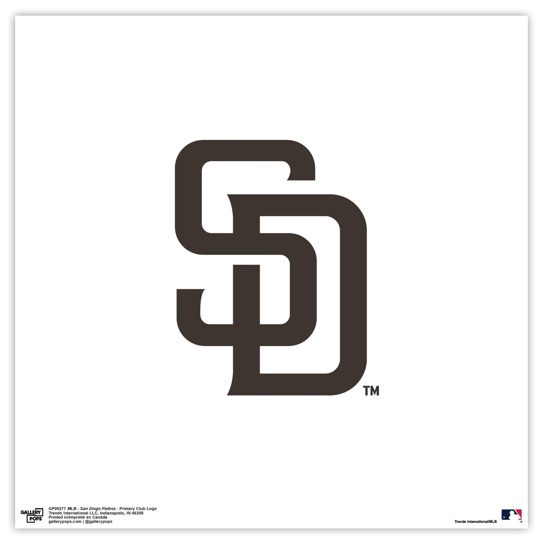 Gallery Pops MLB San Diego Padres - Primary Club Logo Wall Art ...