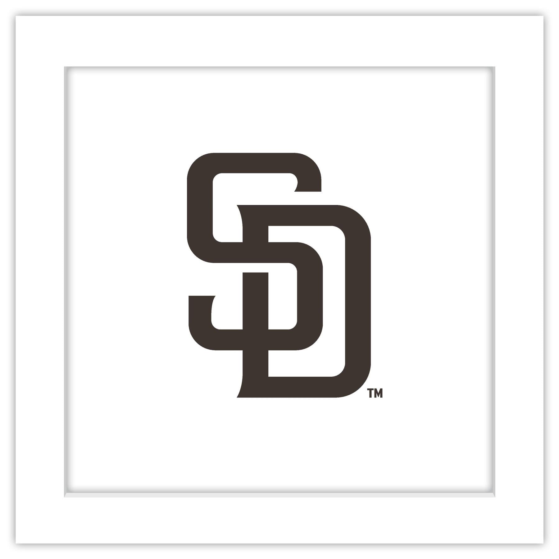 Gallery Pops MLB San Diego Padres - Primary Club Logo Wall Art, White ...