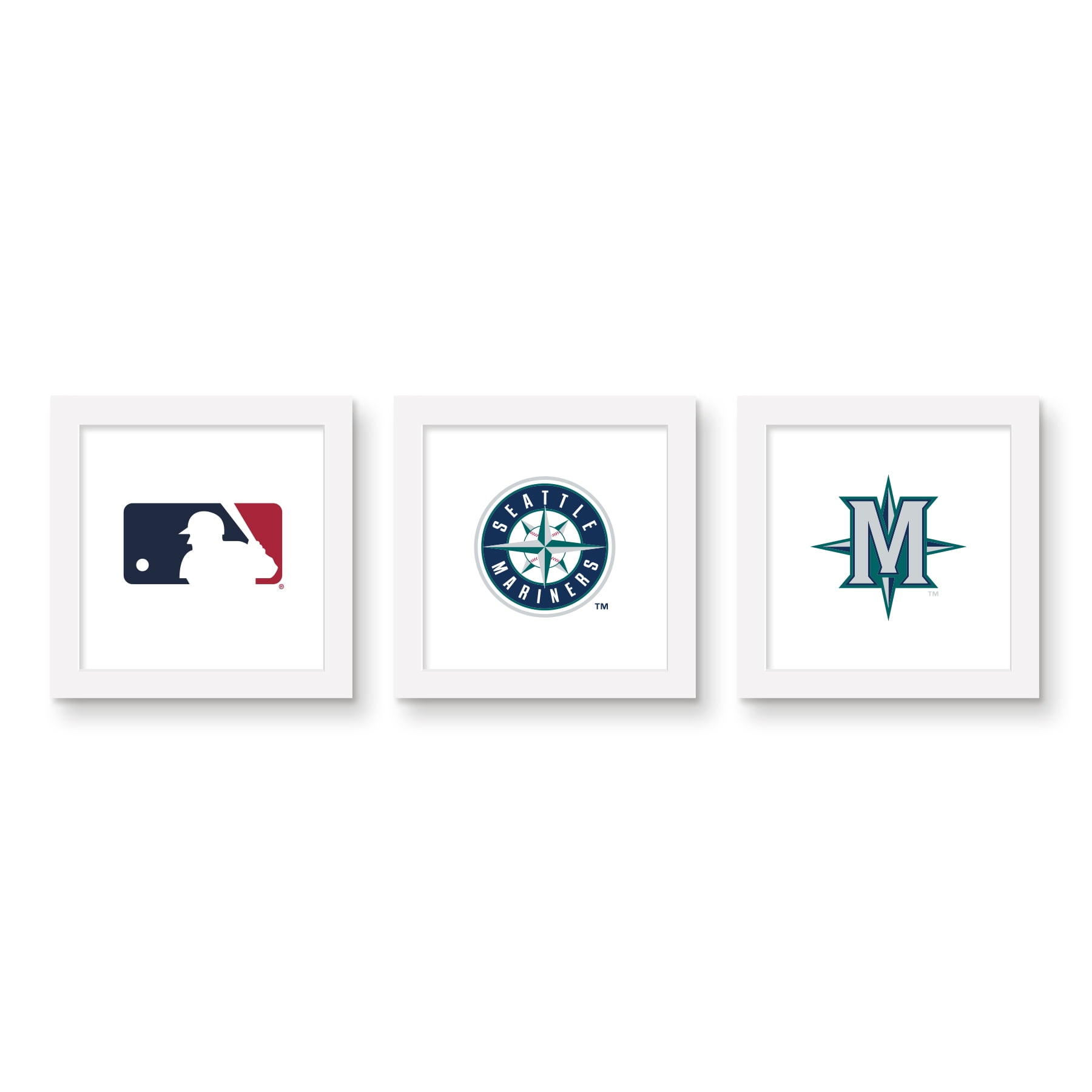 Gallery Pops MLB - Seattle Mariners - Team Wall Art Bundle (3-Pack ...