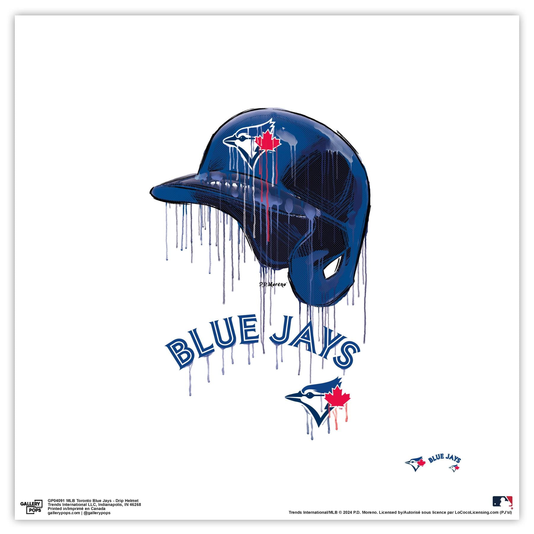 Gallery Pops MLB Toronto Blue Jays - Drip Helmet Wall Art, Unframed ...