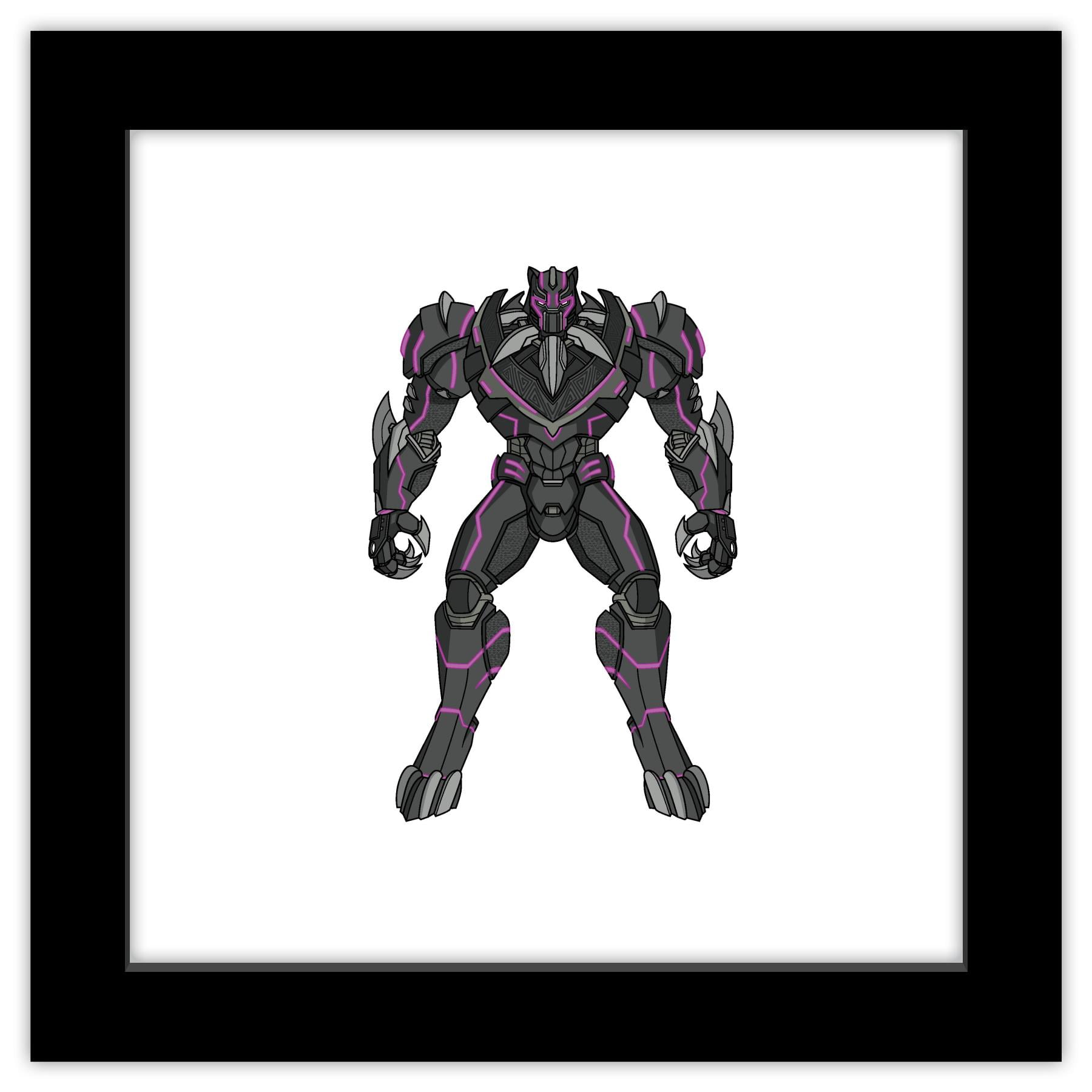 Gallery Pops Marvel Avengers Mech Strike - Black Panther Mech Suit Wall ...
