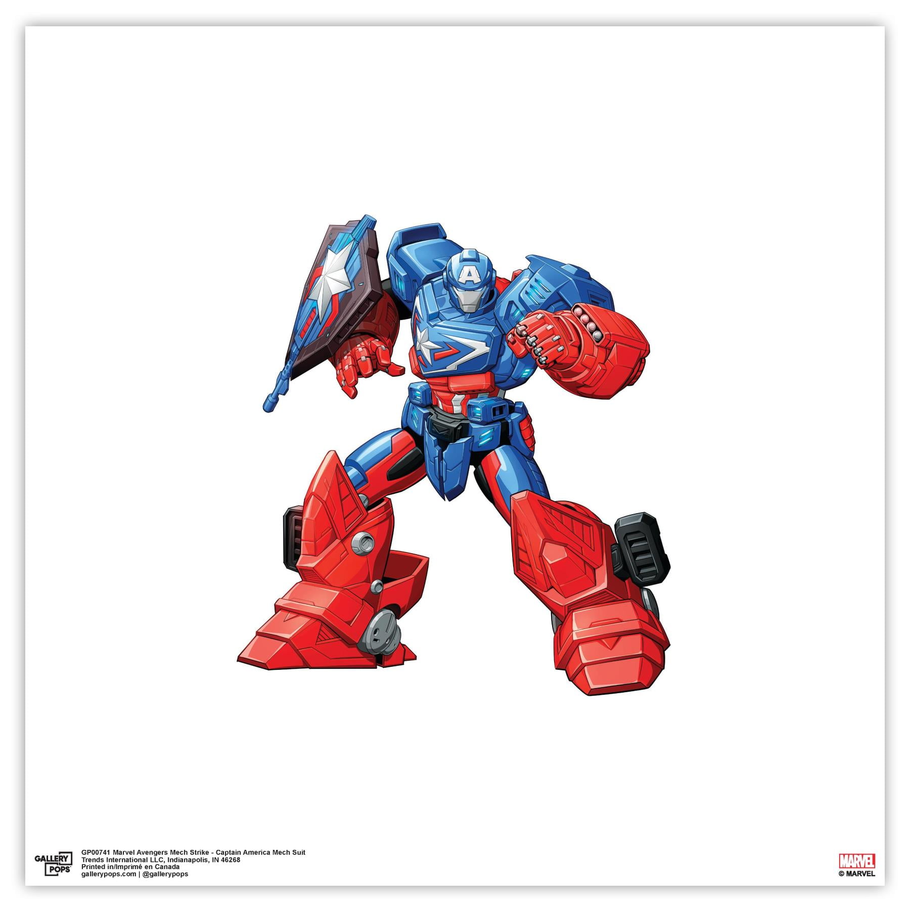 Gallery Pops Marvel Avengers Mech Strike - Captain America Mech Suit ...