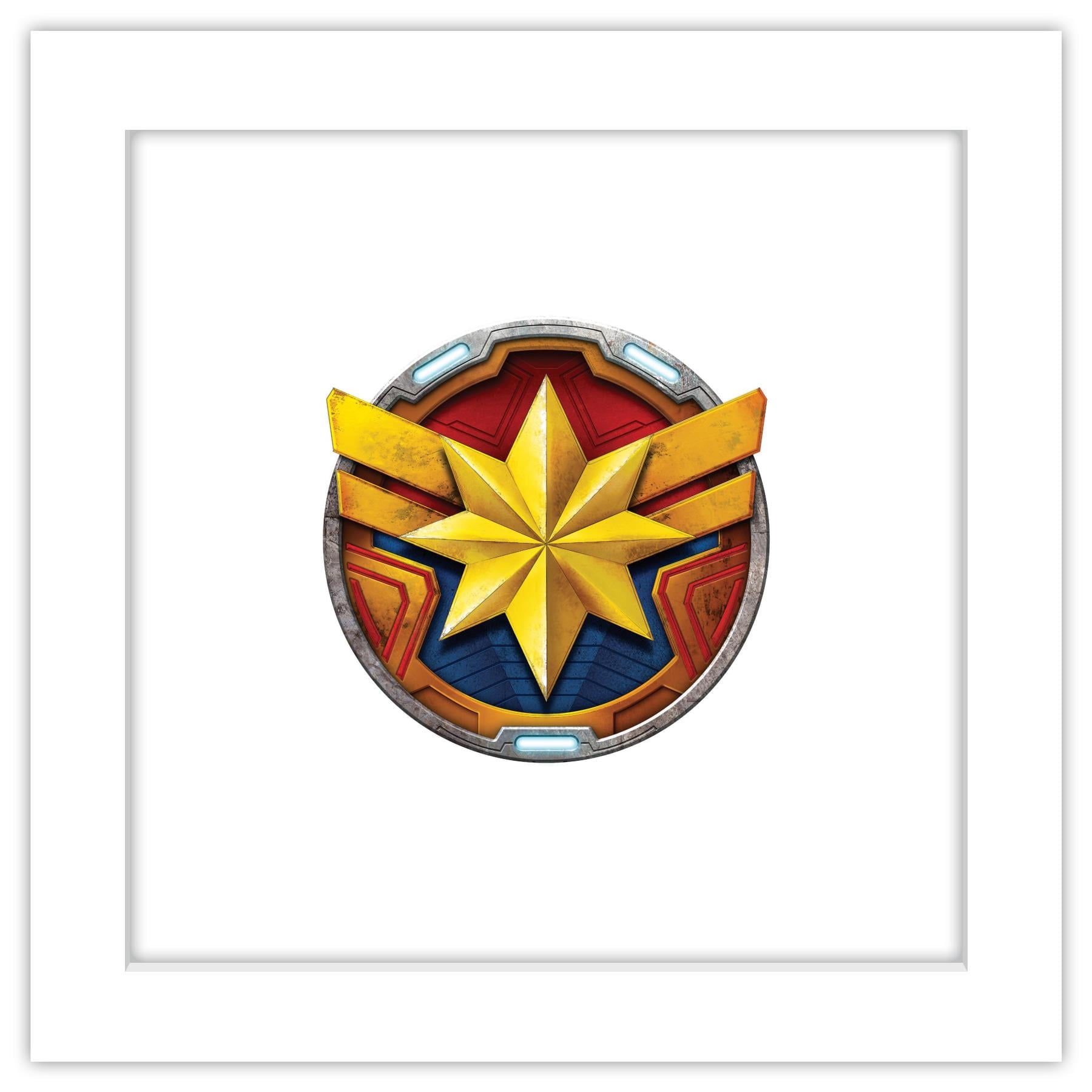 Gallery Pops Marvel Avengers Mech Strike - Captain Marvel Icon Wall Art ...