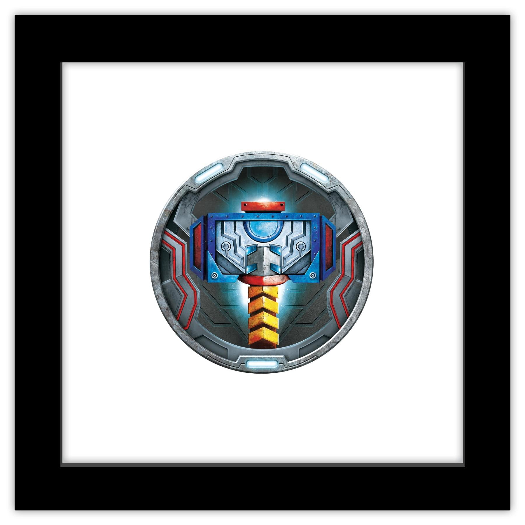 Gallery Pops Marvel Avengers Mech Strike - Thor Icon Wall Art, Black ...