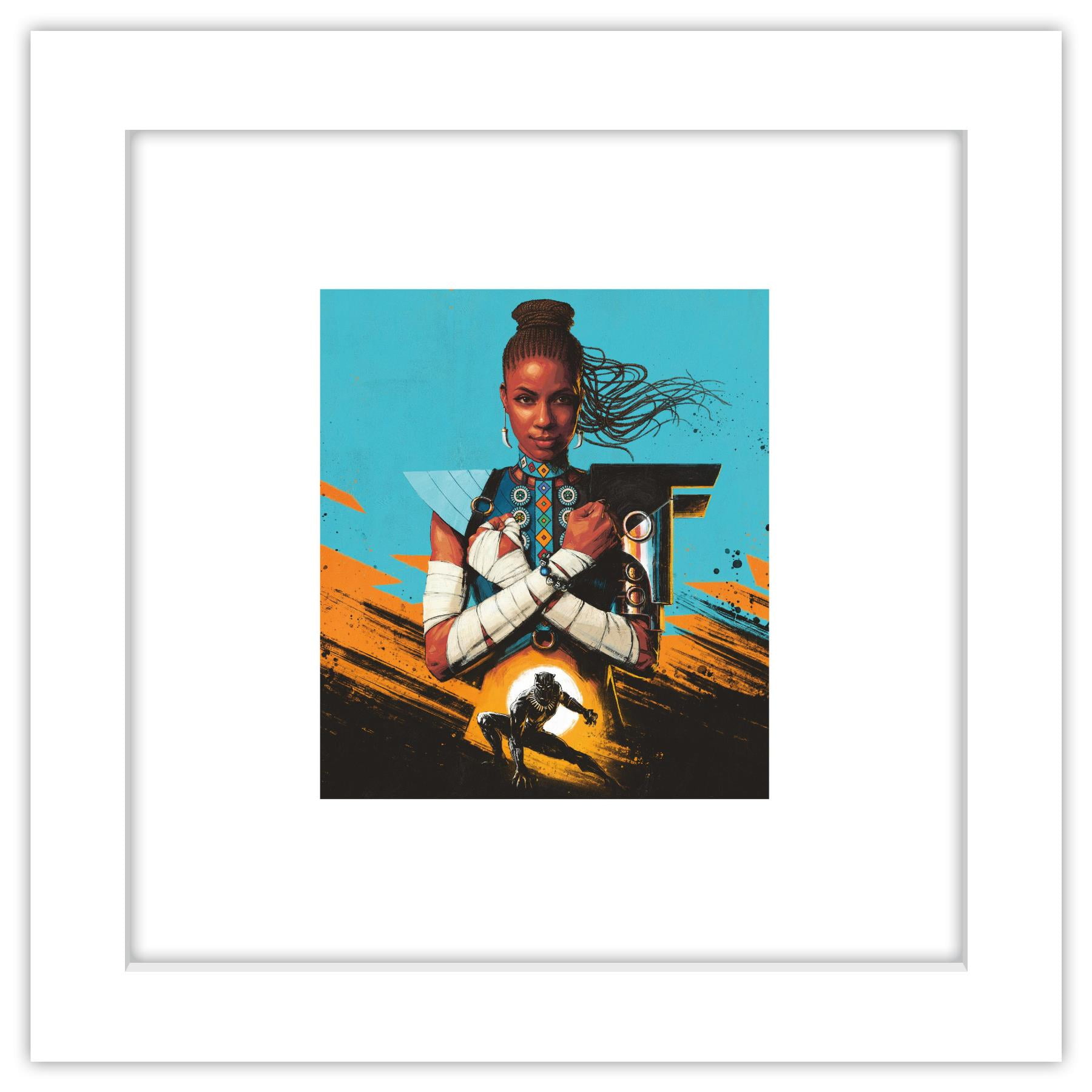 Gallery Pops Marvel Black Panther - Princess Shuri Wall Art, White ...