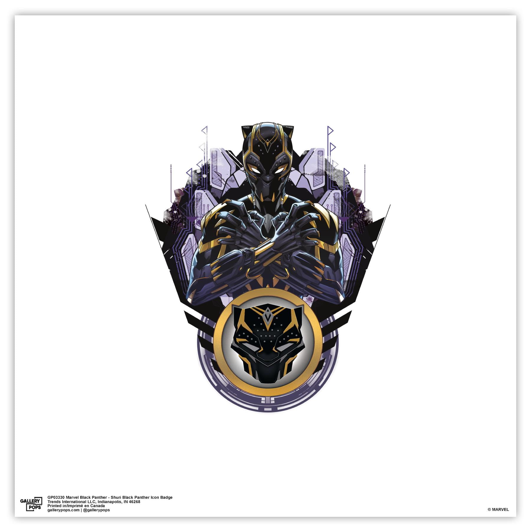 Gallery Pops Marvel Black Panther - Shuri Black Panther Icon Badge Wall ...