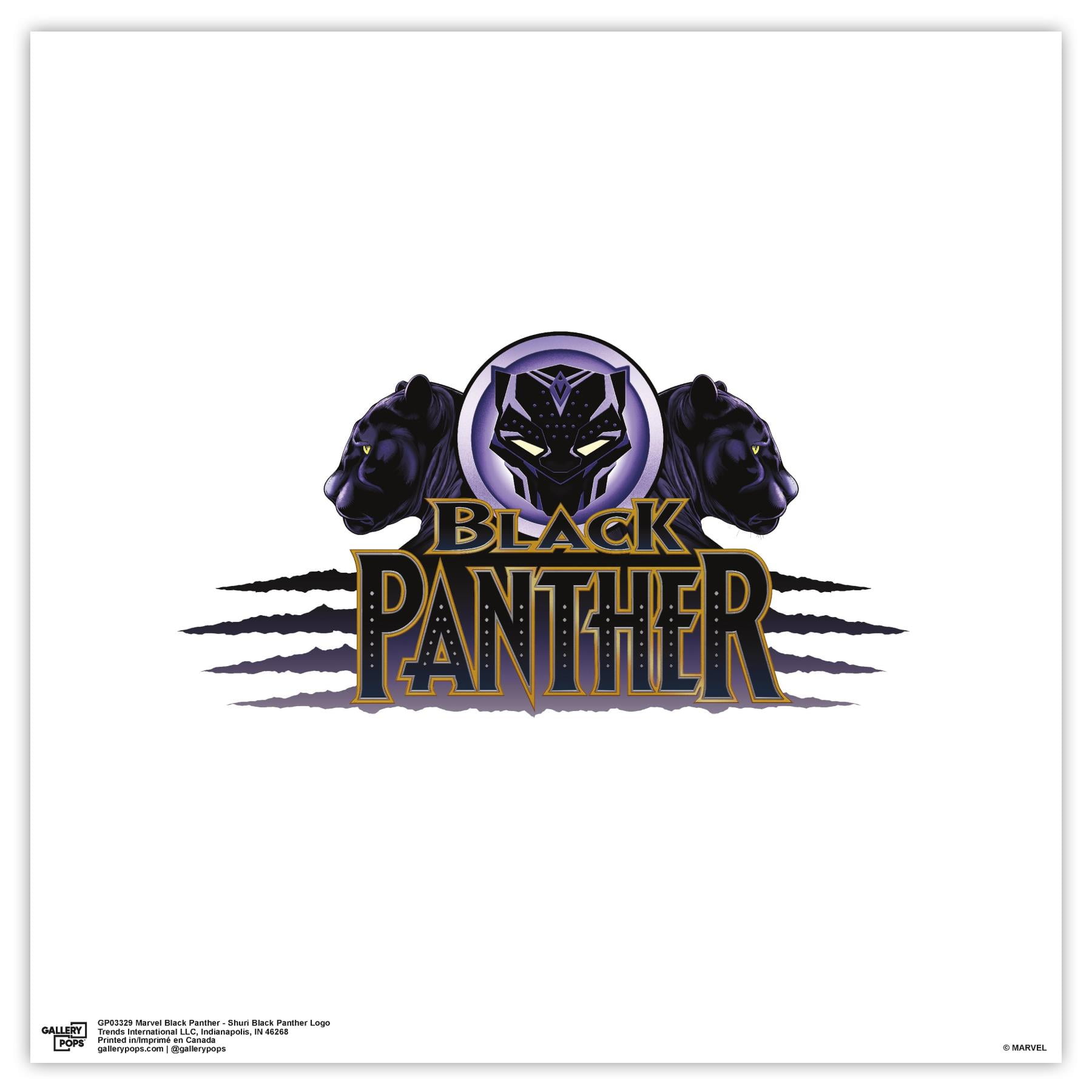 Gallery Pops Marvel Black Panther - Shuri Black Panther Logo Wall Art ...