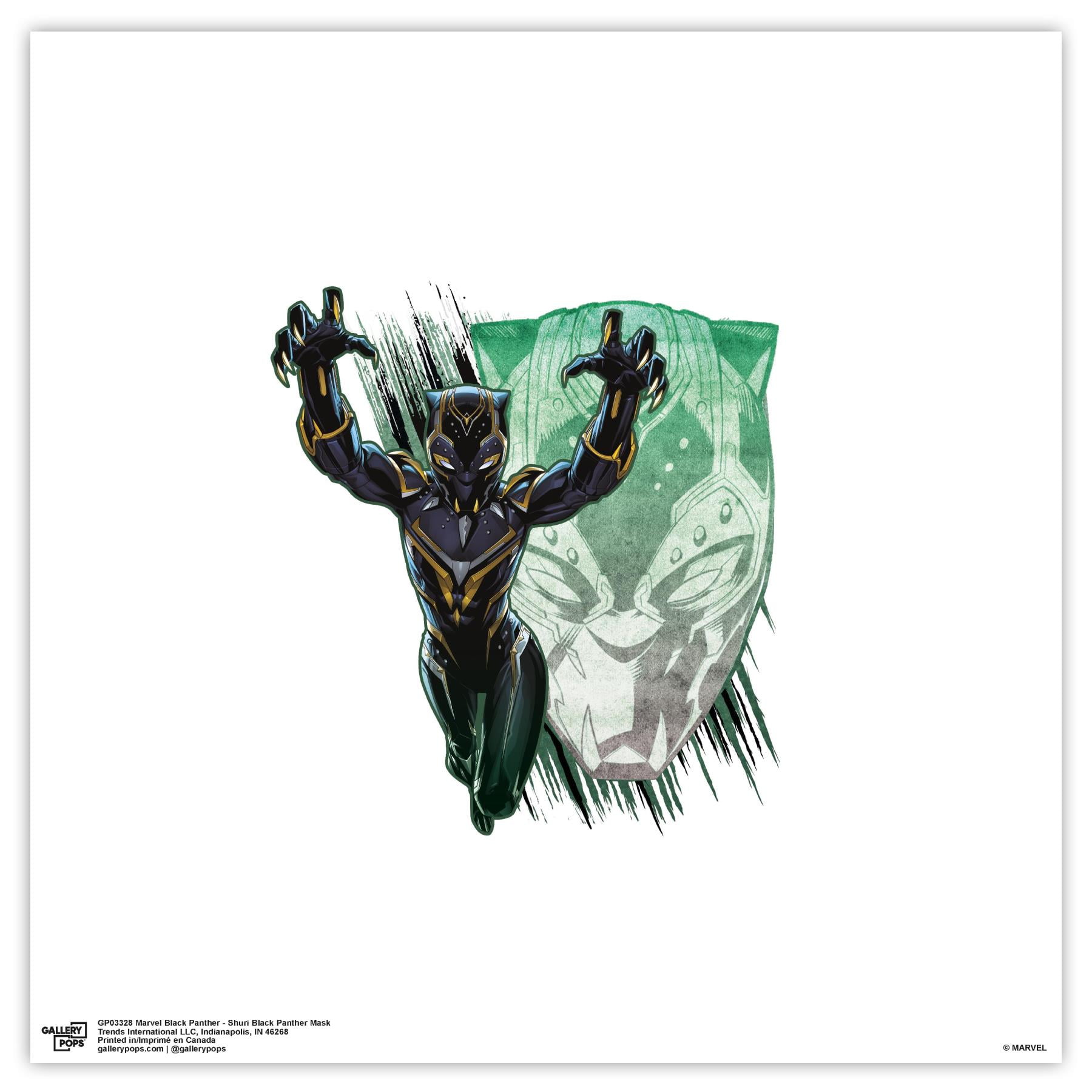 Gallery Pops Marvel Black Panther - Shuri Black Panther Mask Wall Art ...