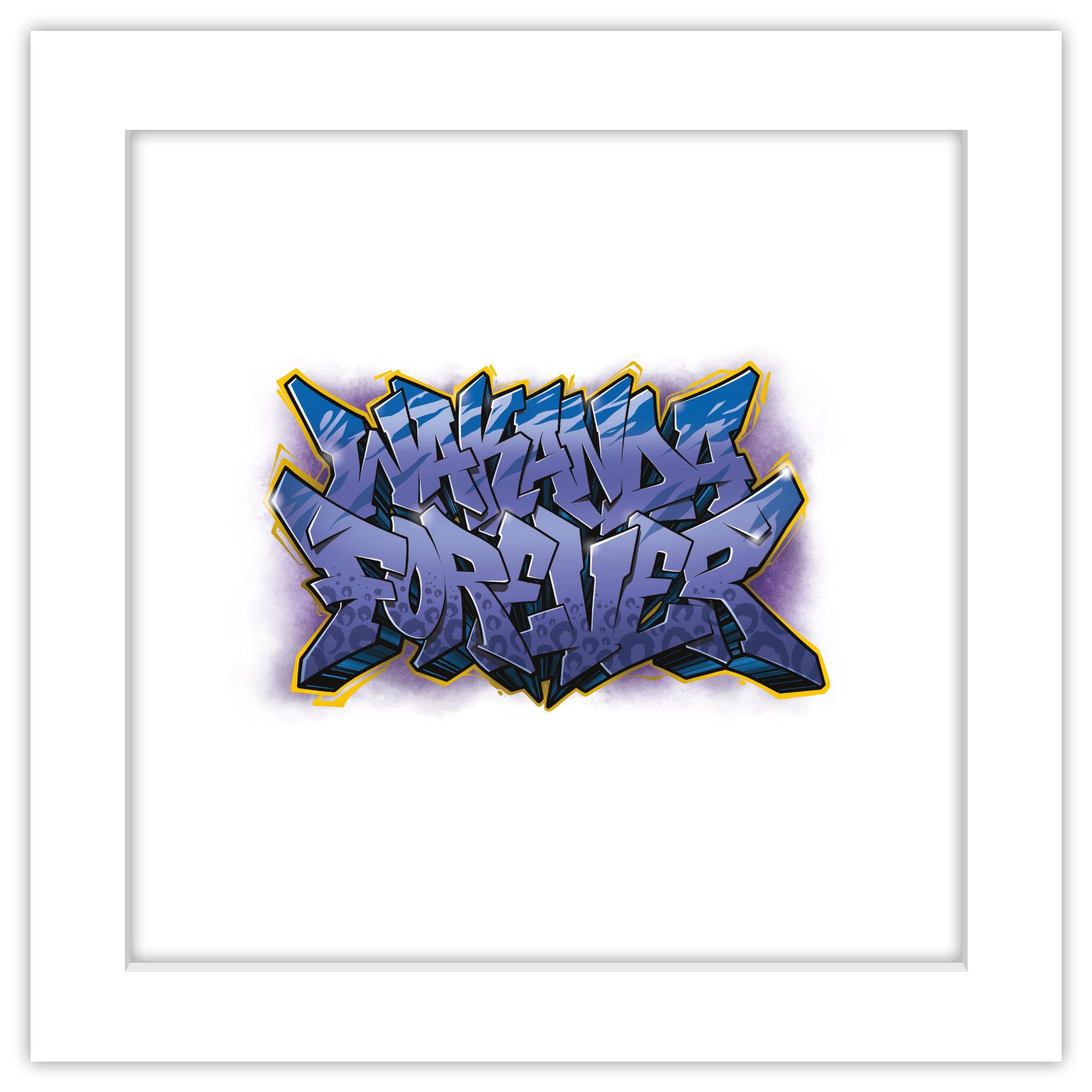 Gallery Pops Marvel Black Panther - Wakanda Forever Graffiti Wall Art ...