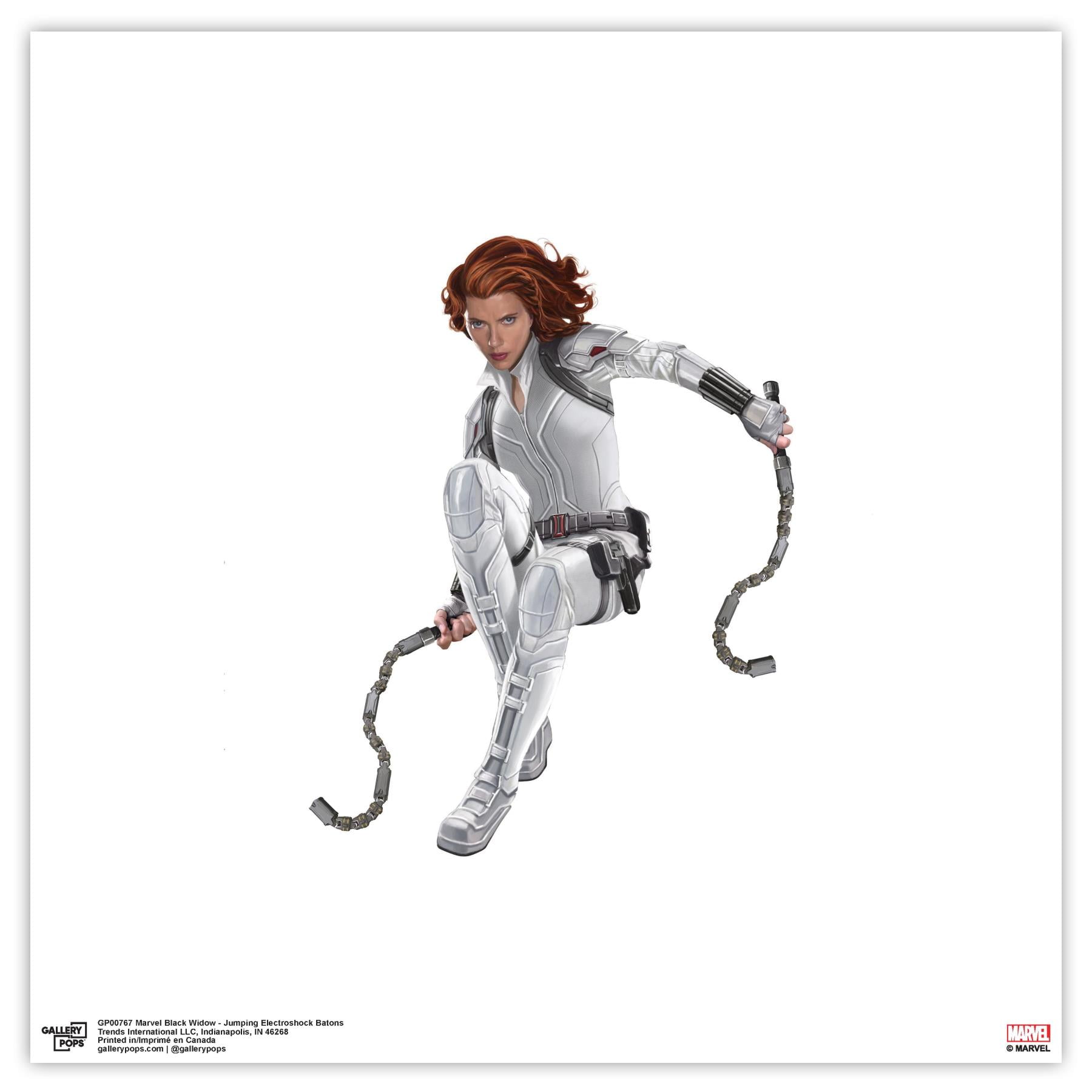 Gallery Pops Marvel Black Widow - Jumping Electroshock Batons Wall Art ...