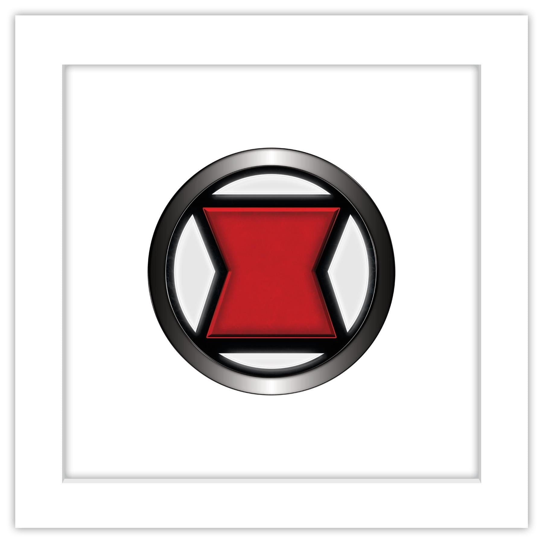 Gallery Pops Marvel Comics Avengers - Black Widow Icon Wall Art, White ...