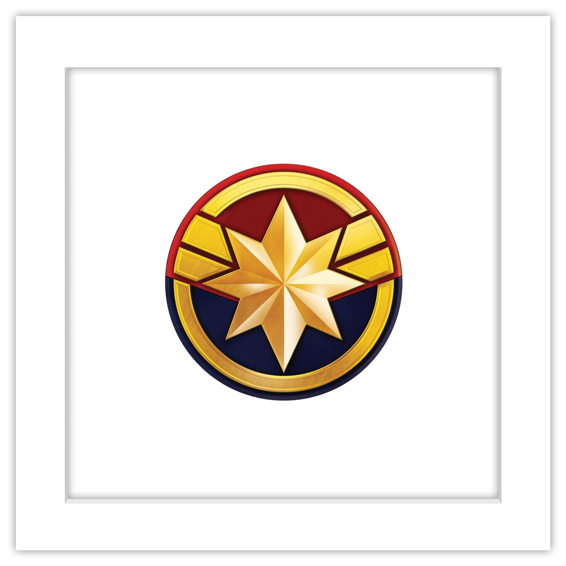 Gallery Pops Marvel Comics Avengers - Captain Marvel Icon Wall Art ...