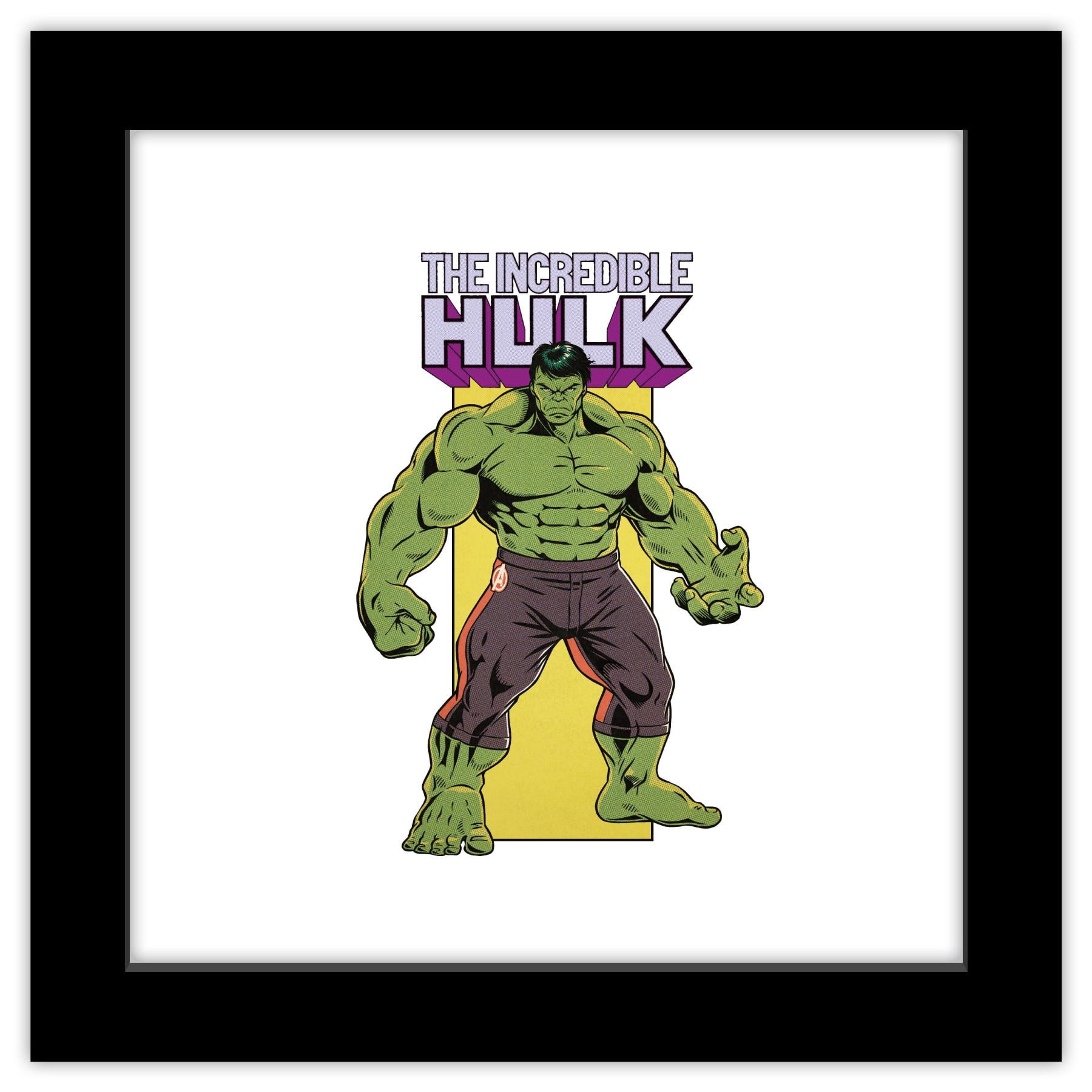 Gallery Pops Marvel Comics Avengers - Classic Hulk Halftone Badge Wall ...