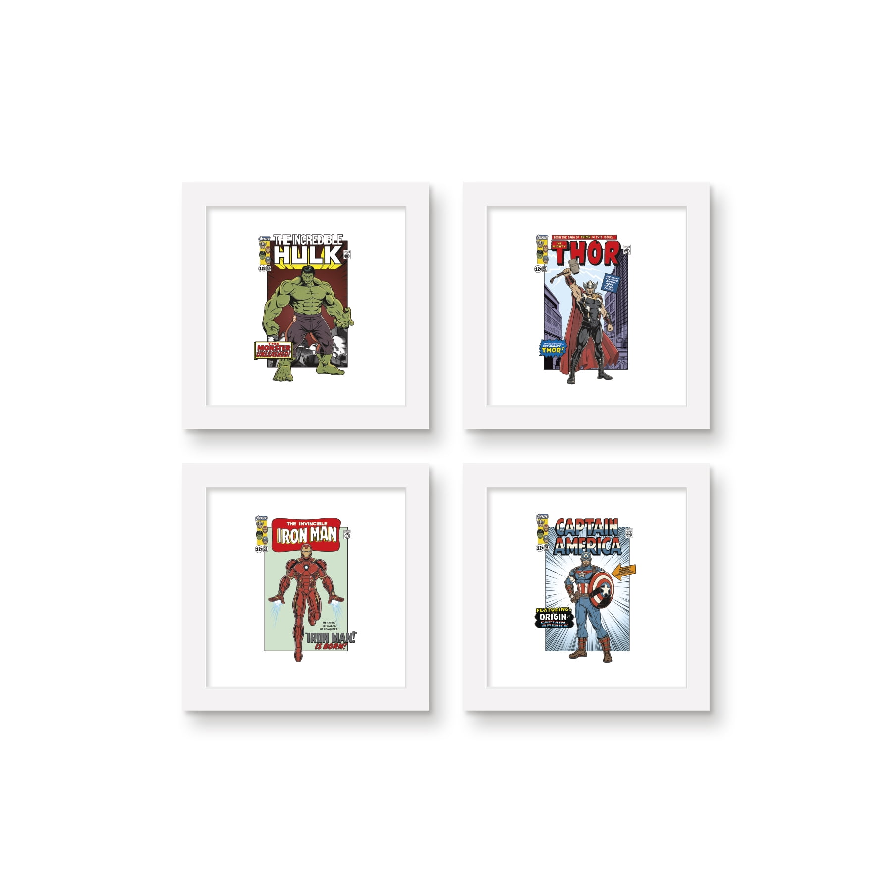 Gallery Pops Marvel Comics - Avengers Halftone Comic Covers Wall Art ...