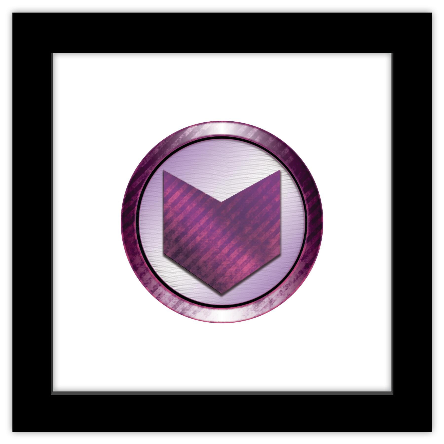 Gallery Pops Marvel Comics Avengers - Hawkeye Icon Wall Art, Black ...