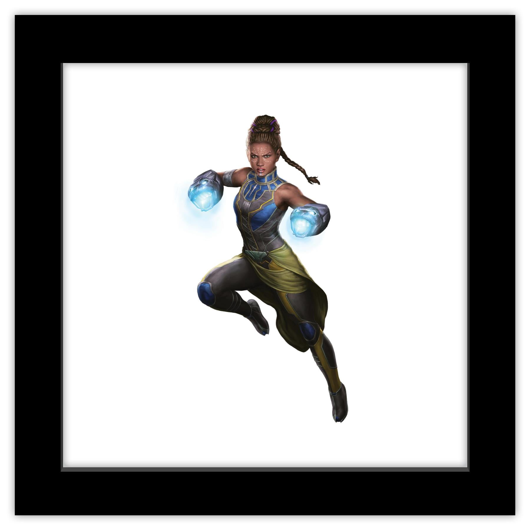 Gallery Pops Marvel Comics Avengers - Shuri Wall Art, Black Framed ...