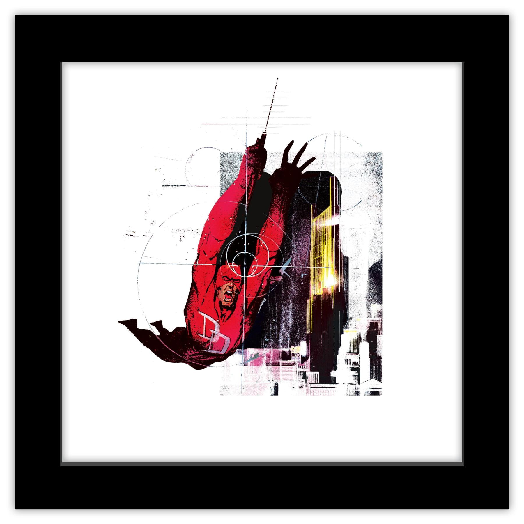 Gallery Pops Marvel Comics Daredevil - Guardian Graphic Wall Art, Black ...