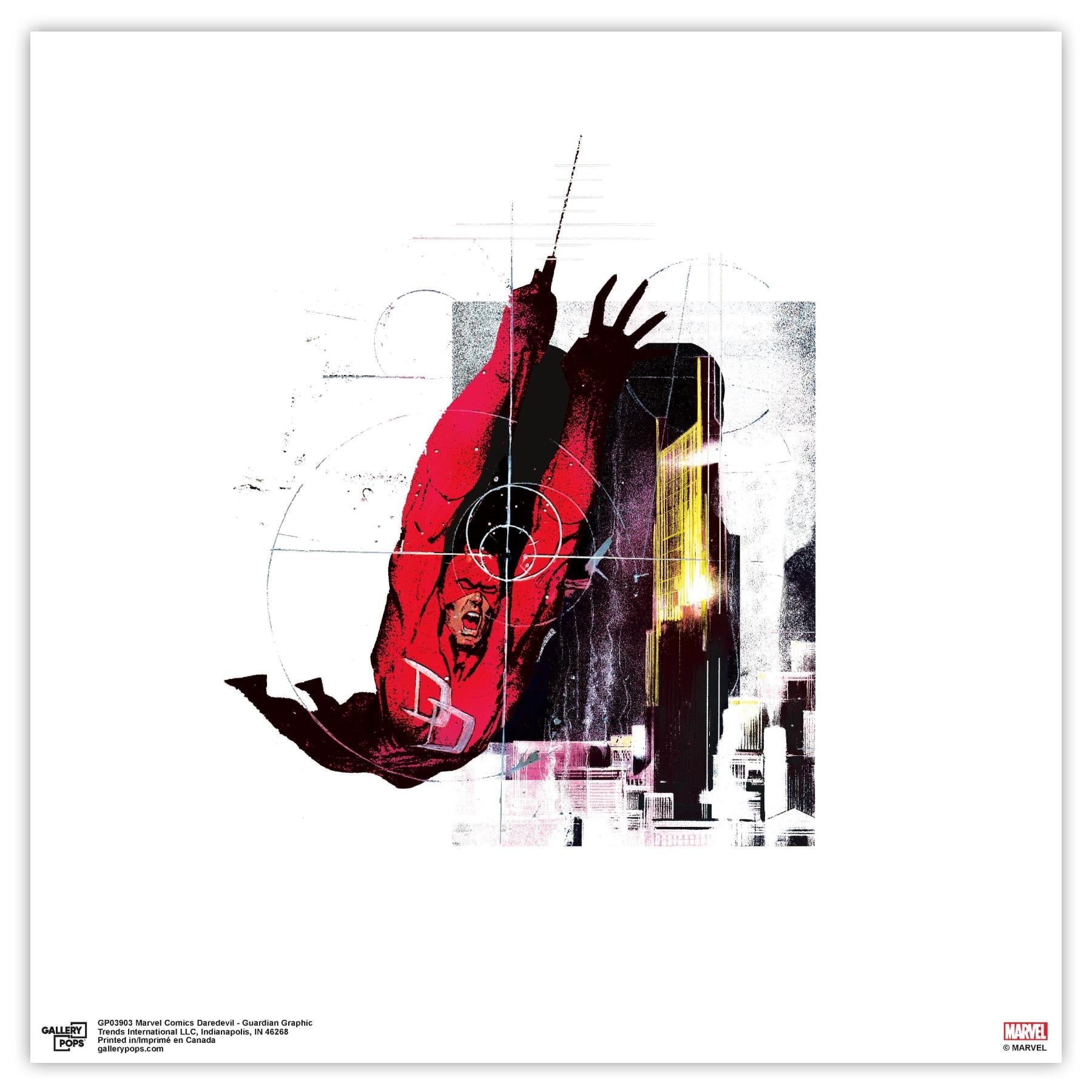 Gallery Pops Marvel Comics Daredevil - Guardian Graphic Wall Art ...