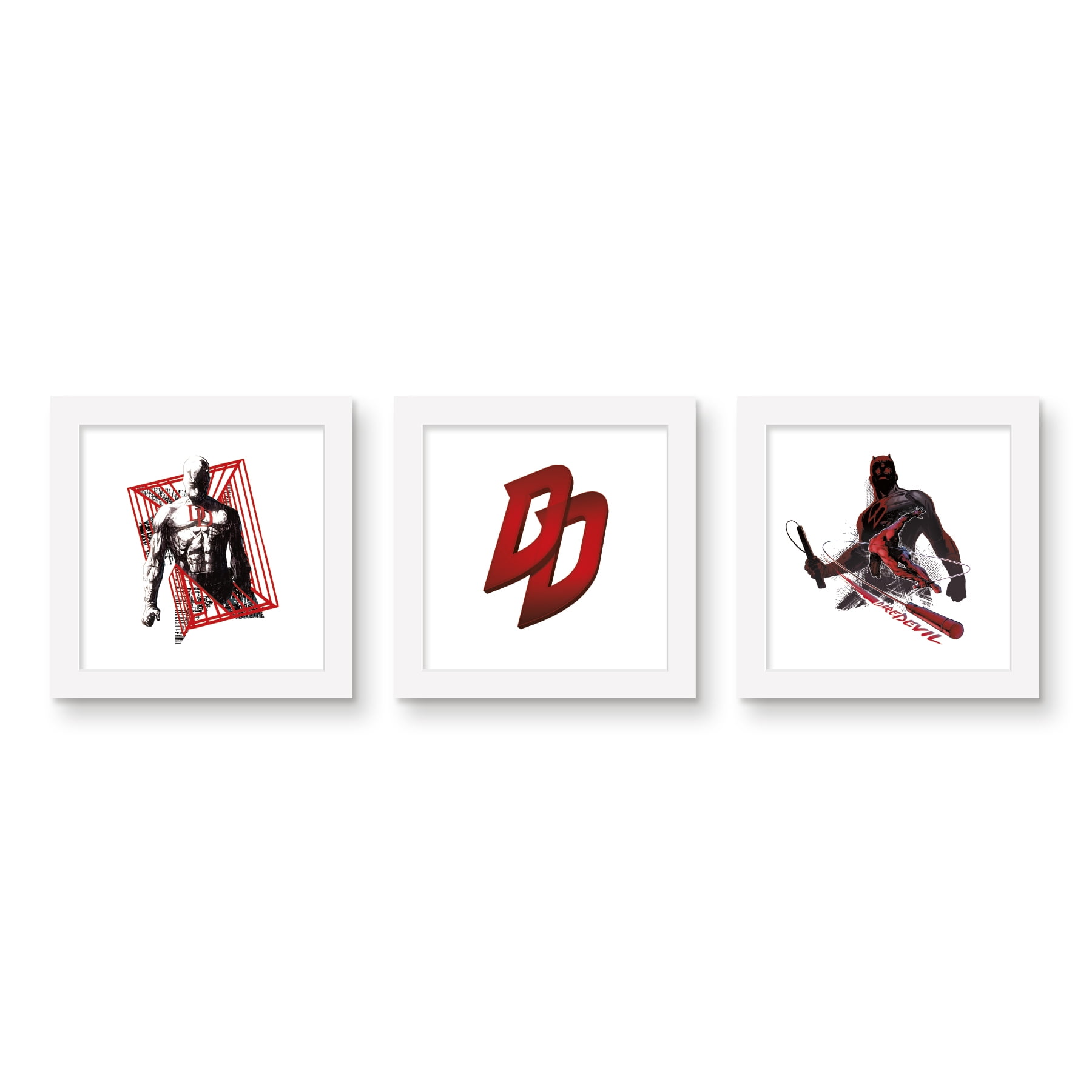 Gallery Pops Marvel Comics Daredevil - Red Devil Wall Art Bundle (3 ...